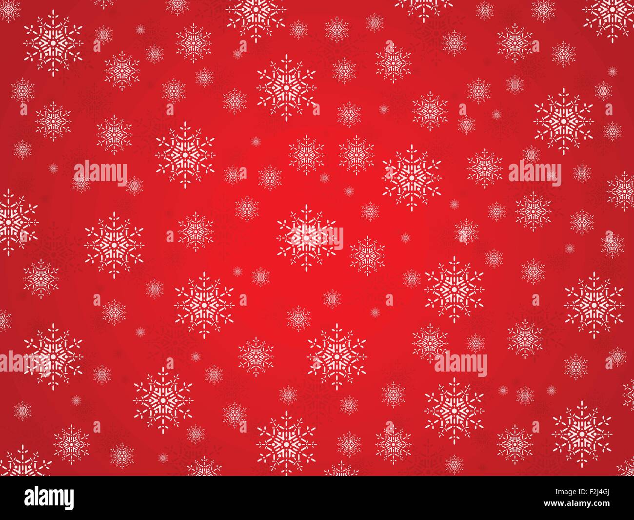 Red christmas snowflakes background. Vector illustration Stock Vector ...