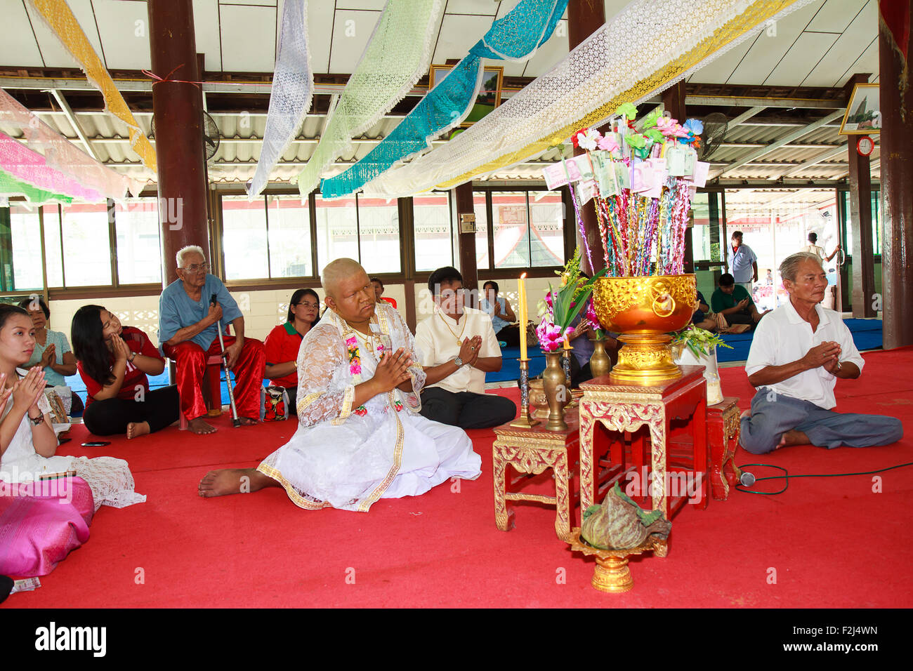 Buddhism buddhist initiation ceremony hi-res stock photography and ...