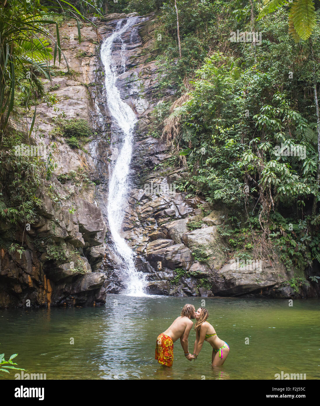 Couple bathing at the river hi-res stock photography and images - Alamy