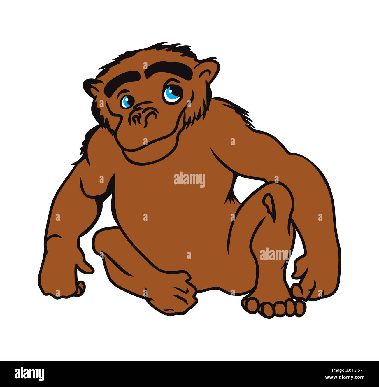 Monkey illustrations hi-res stock photography and images - Alamy