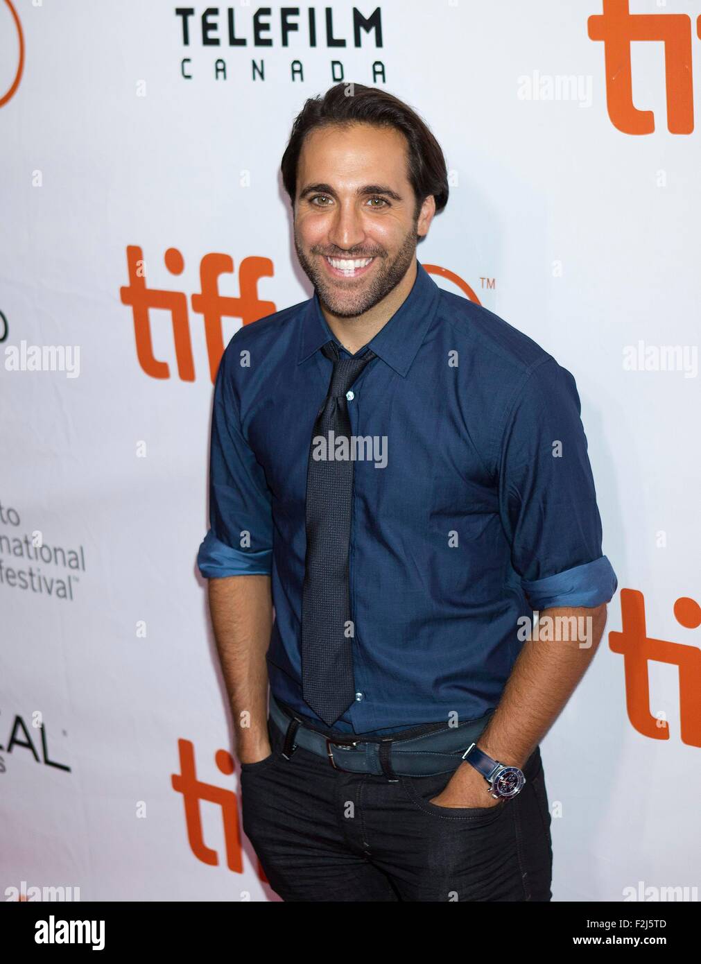 Toronto, Canada. 19th Sep, 2015. Actor Ross Gallo poses for photos ...