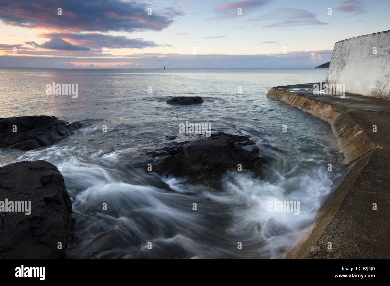 Swirls around Battery Rocks at Penzance Stock Photo - Alamy