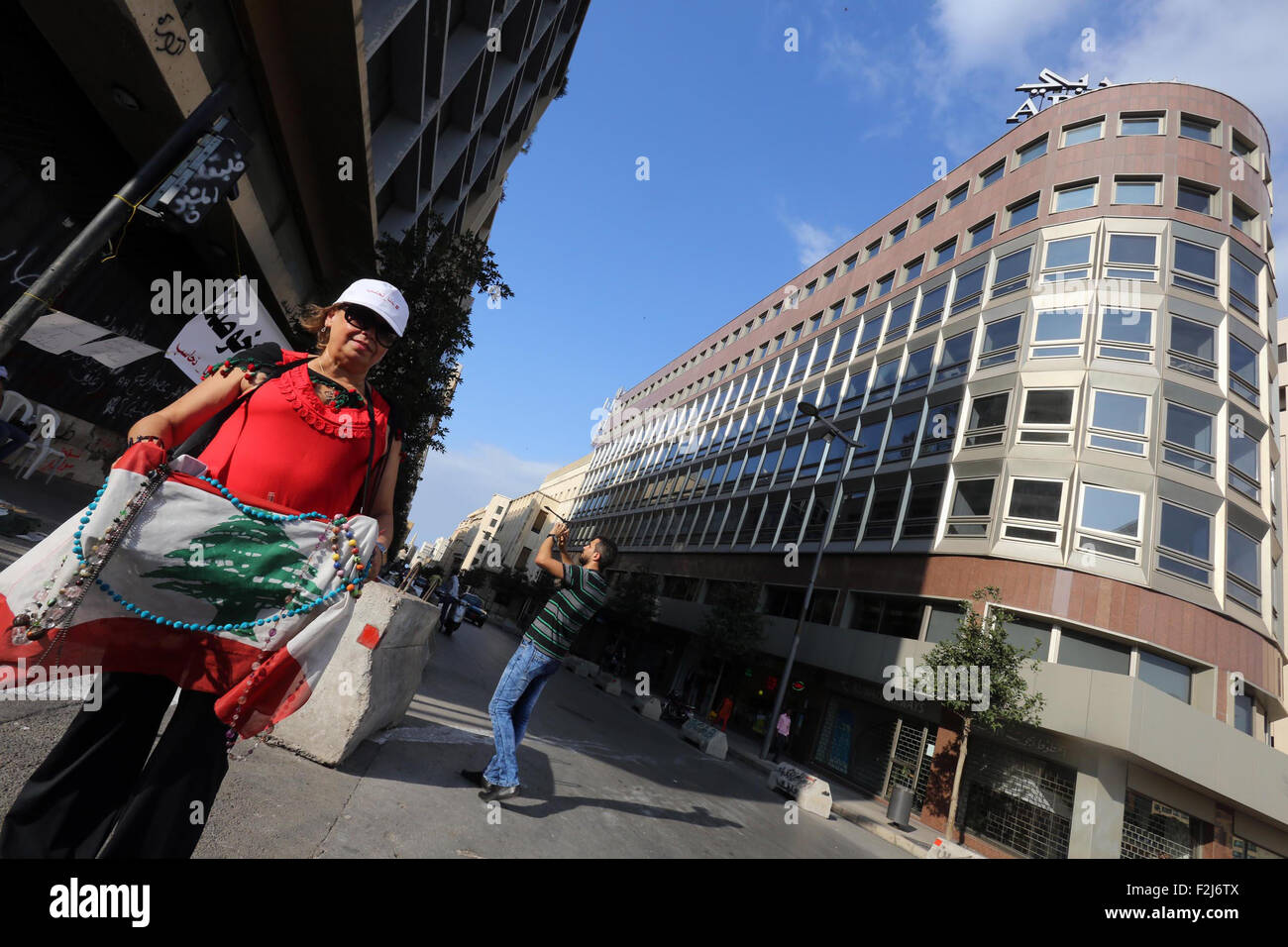 Beirut, Beirut, Lebanon. 19th Sep, 2015. Lebanese participate in a ...