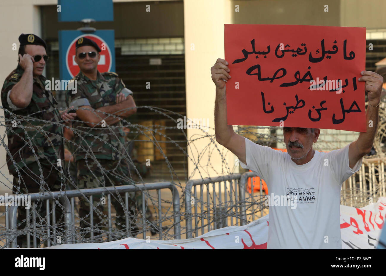 Beirut, Beirut, Lebanon. 19th Sep, 2015. Lebanese participate in a ...