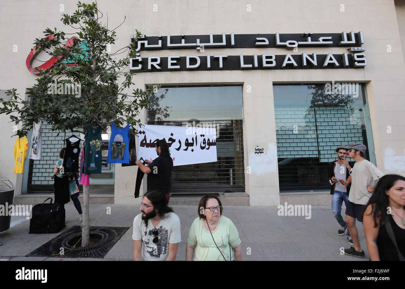 Beirut, Beirut, Lebanon. 19th Sep, 2015. Lebanese participate in a ...
