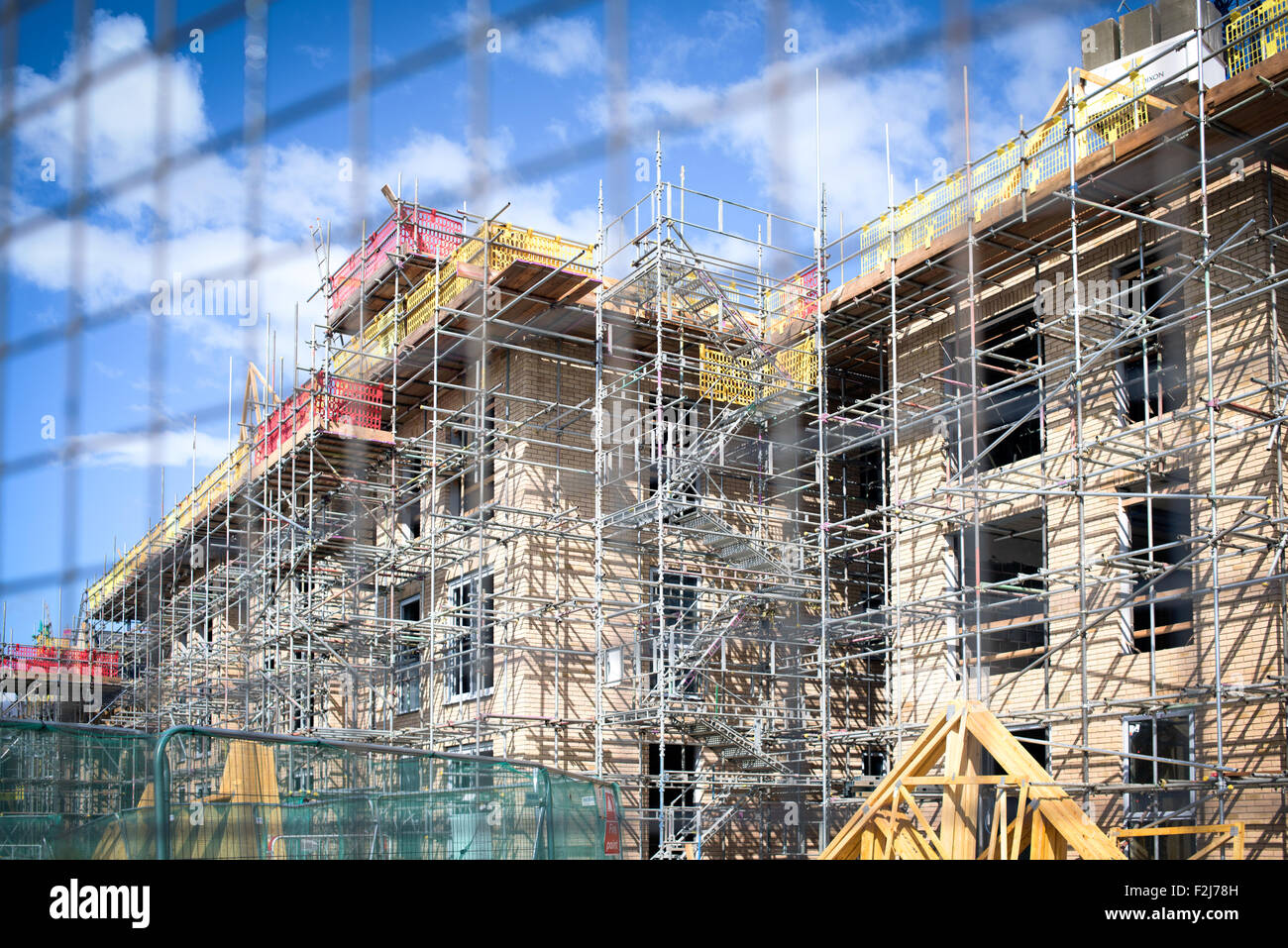 New Affordable Home Construction Site Stock Photo - Alamy