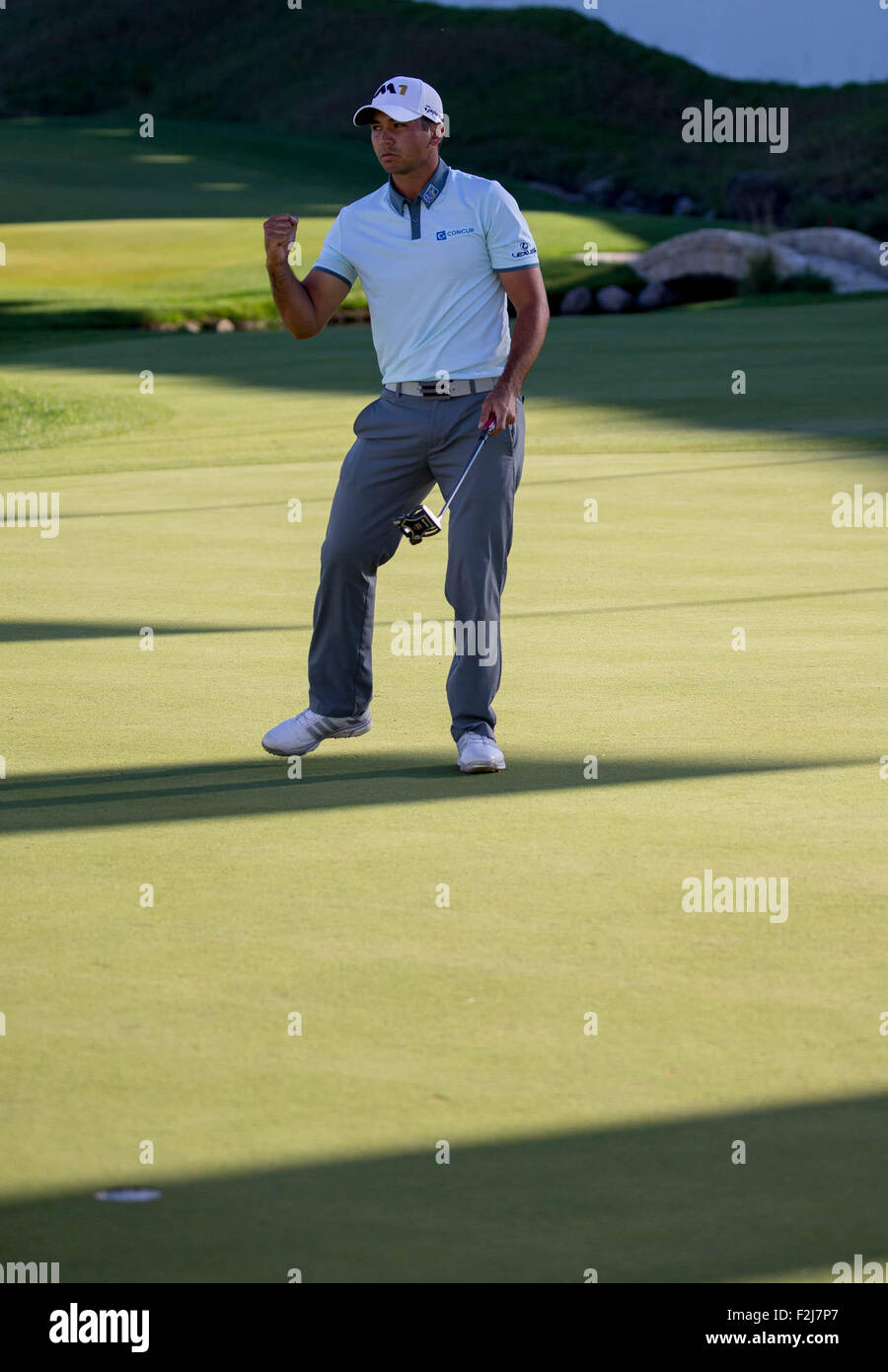 Jason day celebrates golf hi-res stock photography and images - Alamy