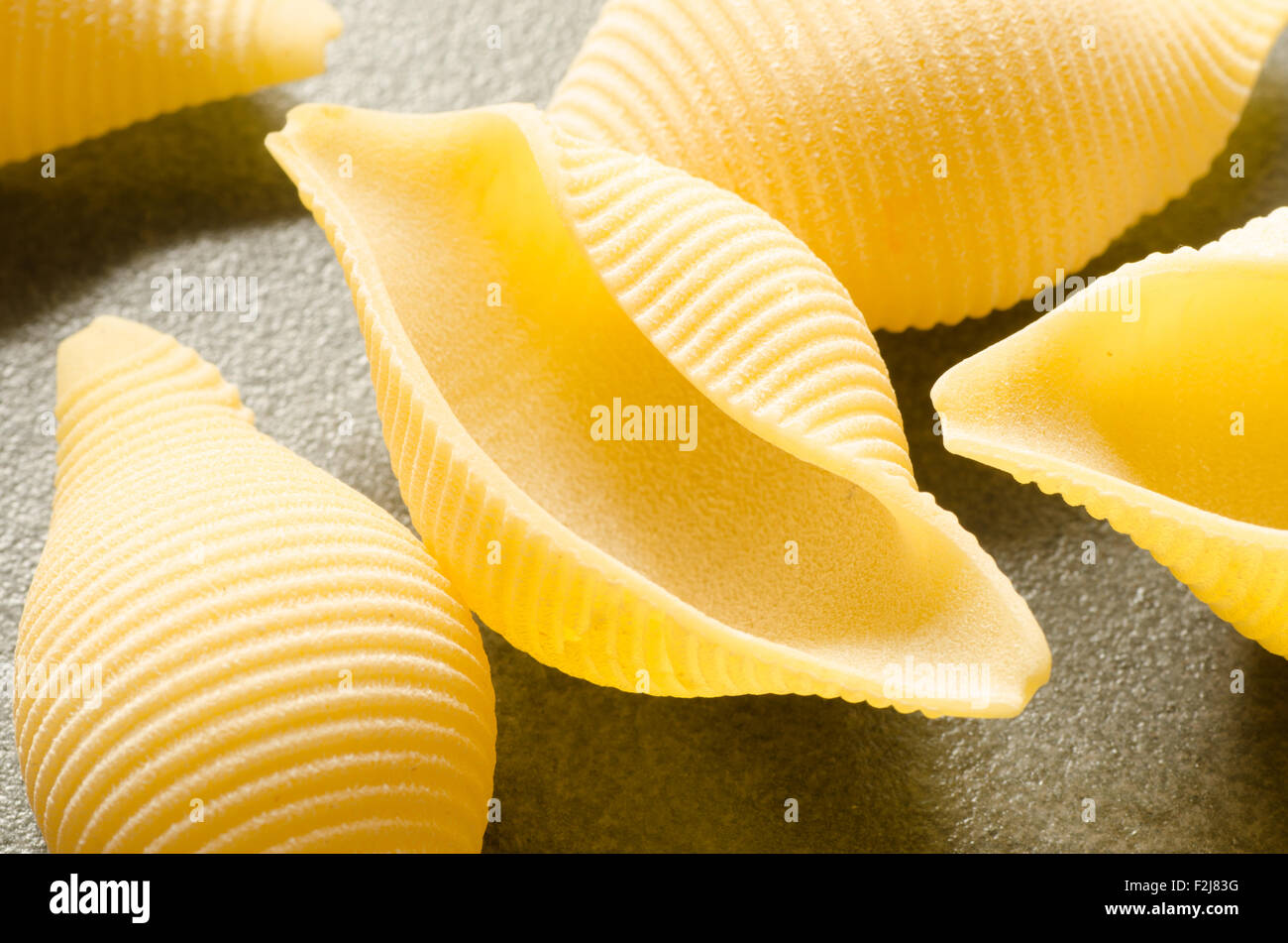 close up to conchiglie pasta Stock Photo - Alamy