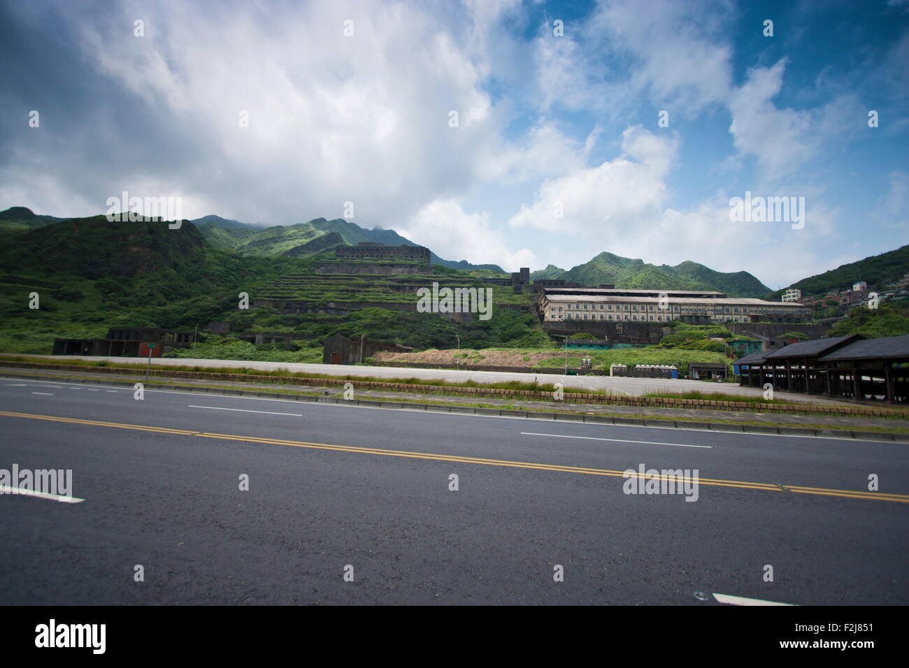 Coastal Road and Sea in Summer, Taiwan Stock Photo - Alamy