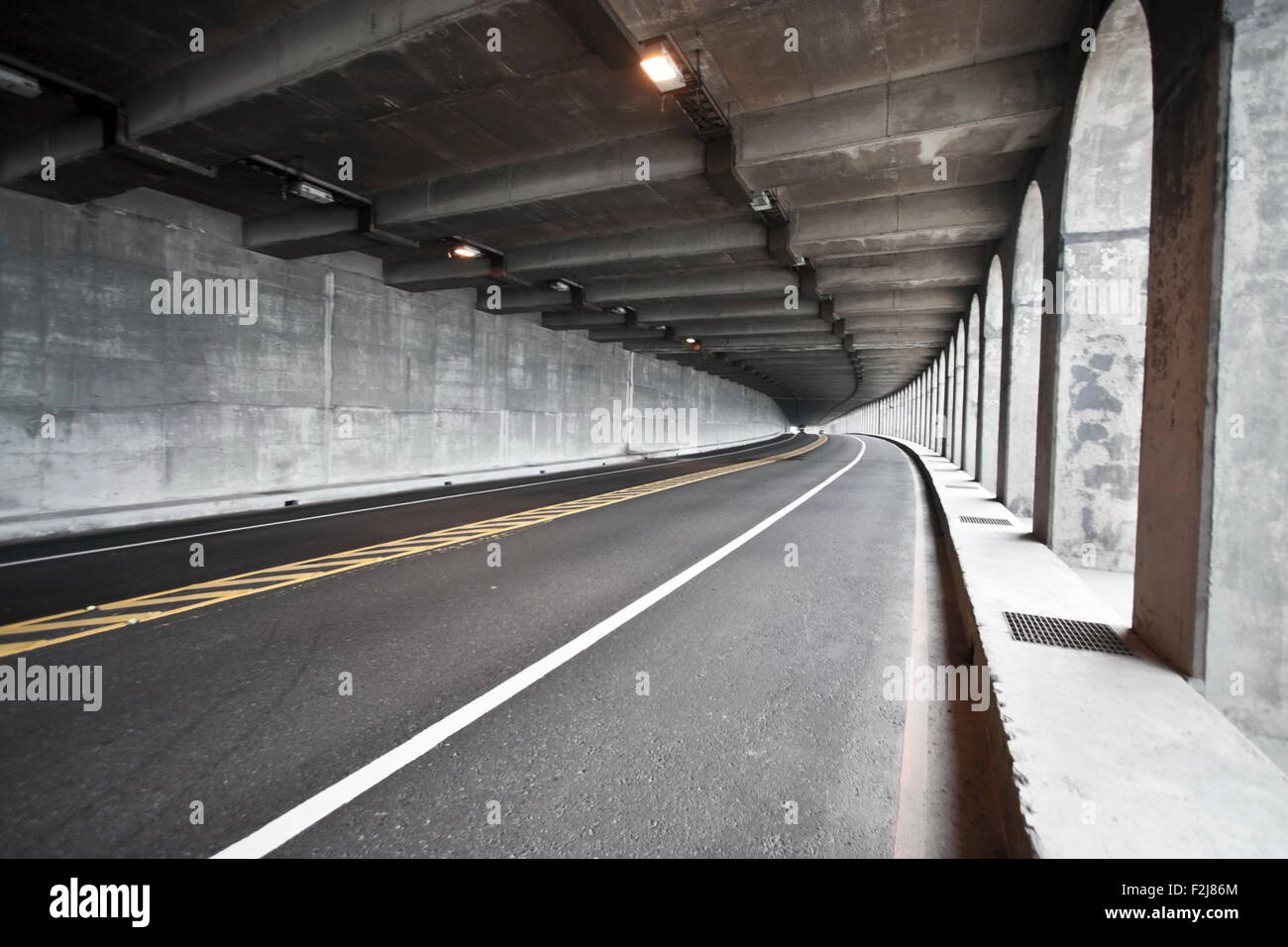 Inside road tunnel hi-res stock photography and images - Alamy