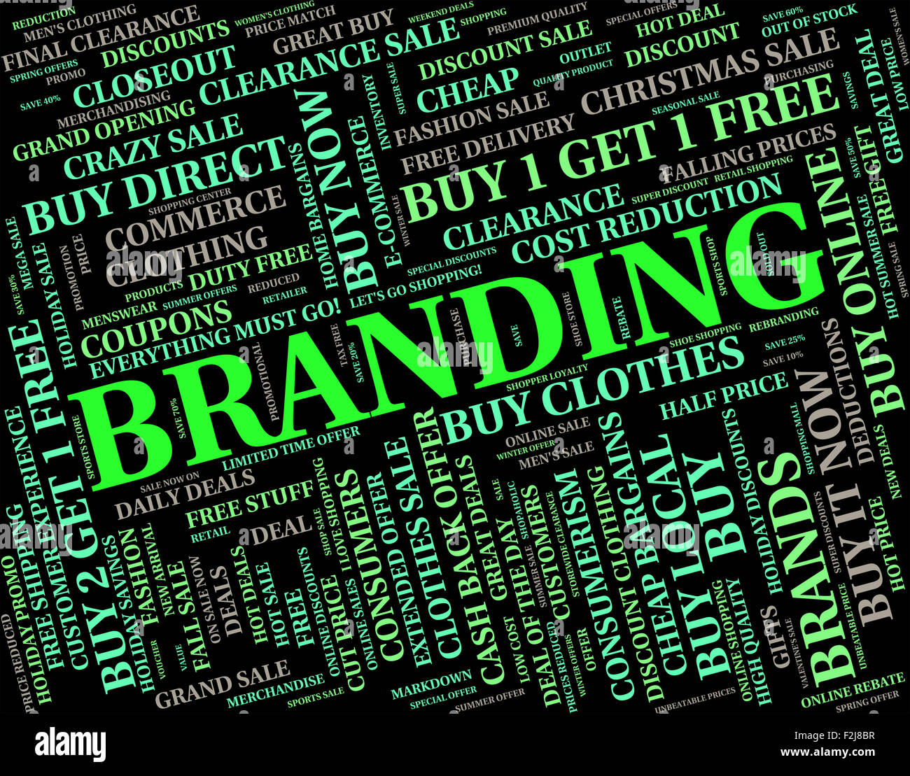 Branding Word Representing Company Identity And Words Stock Photo - Alamy