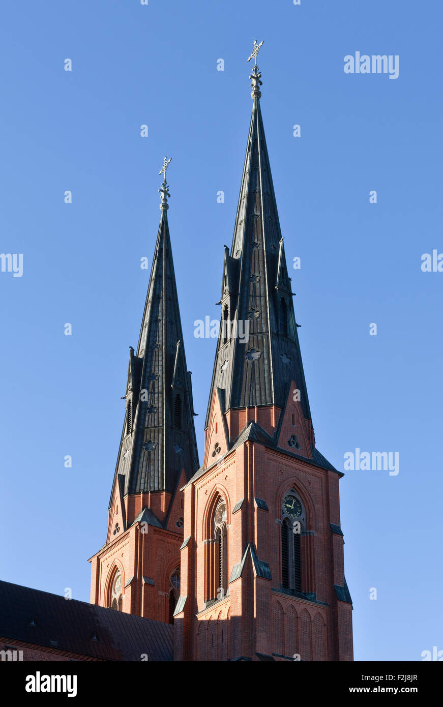 Two bell towers spires hi-res stock photography and images - Alamy
