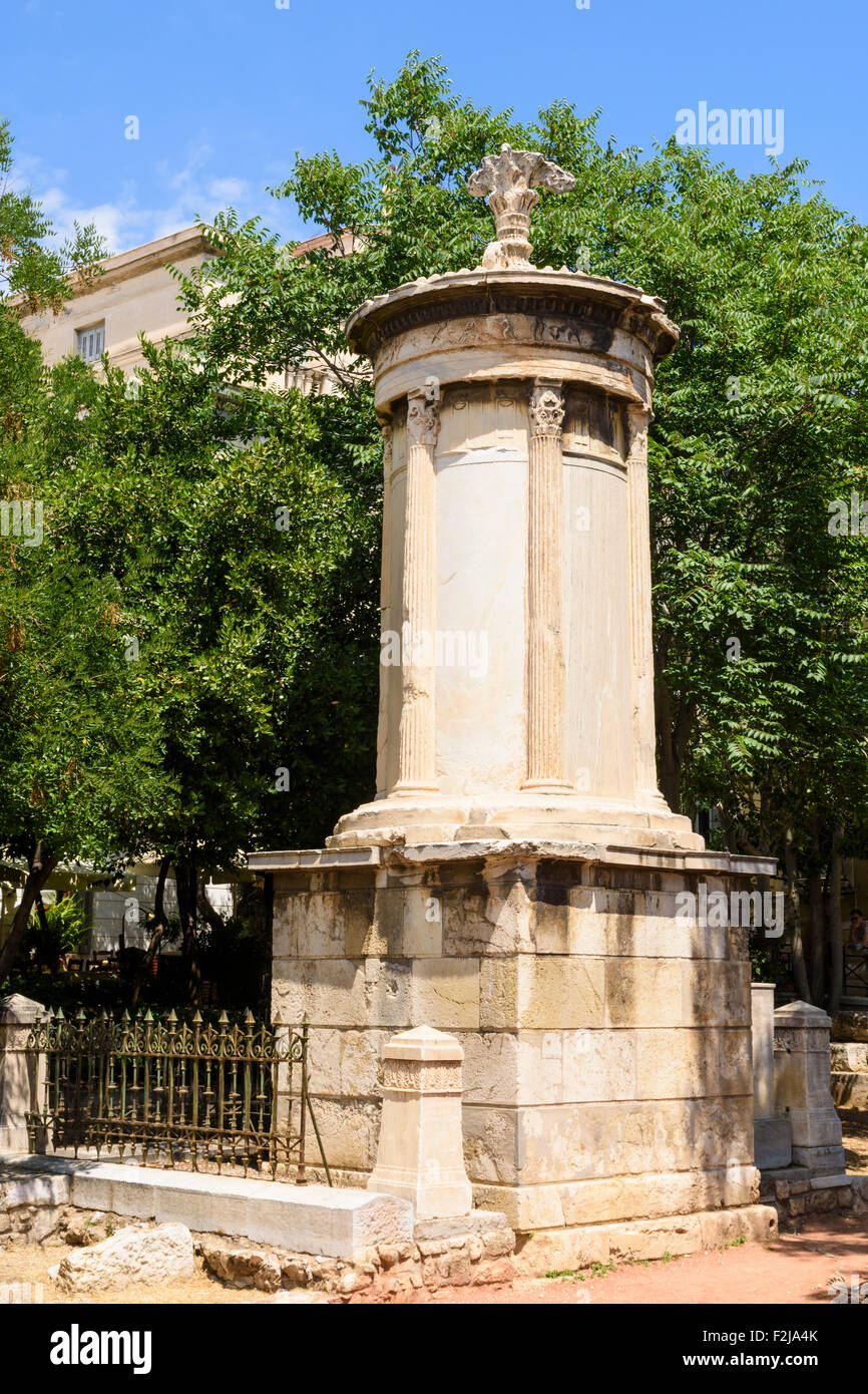 Choragic Monument of Lysicrates on Tripodon Street, Athens, Greece ...