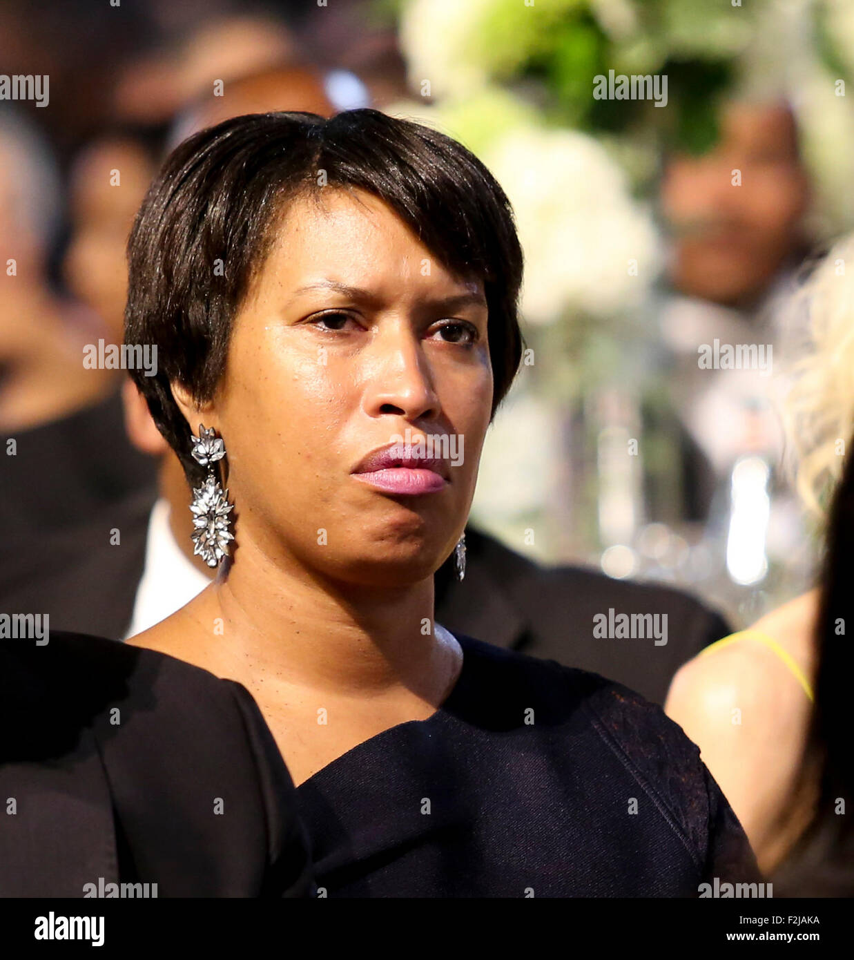 Washington, DC. 19th Sep, 2015. Mayor Muriel Bowser (Democrat of ...