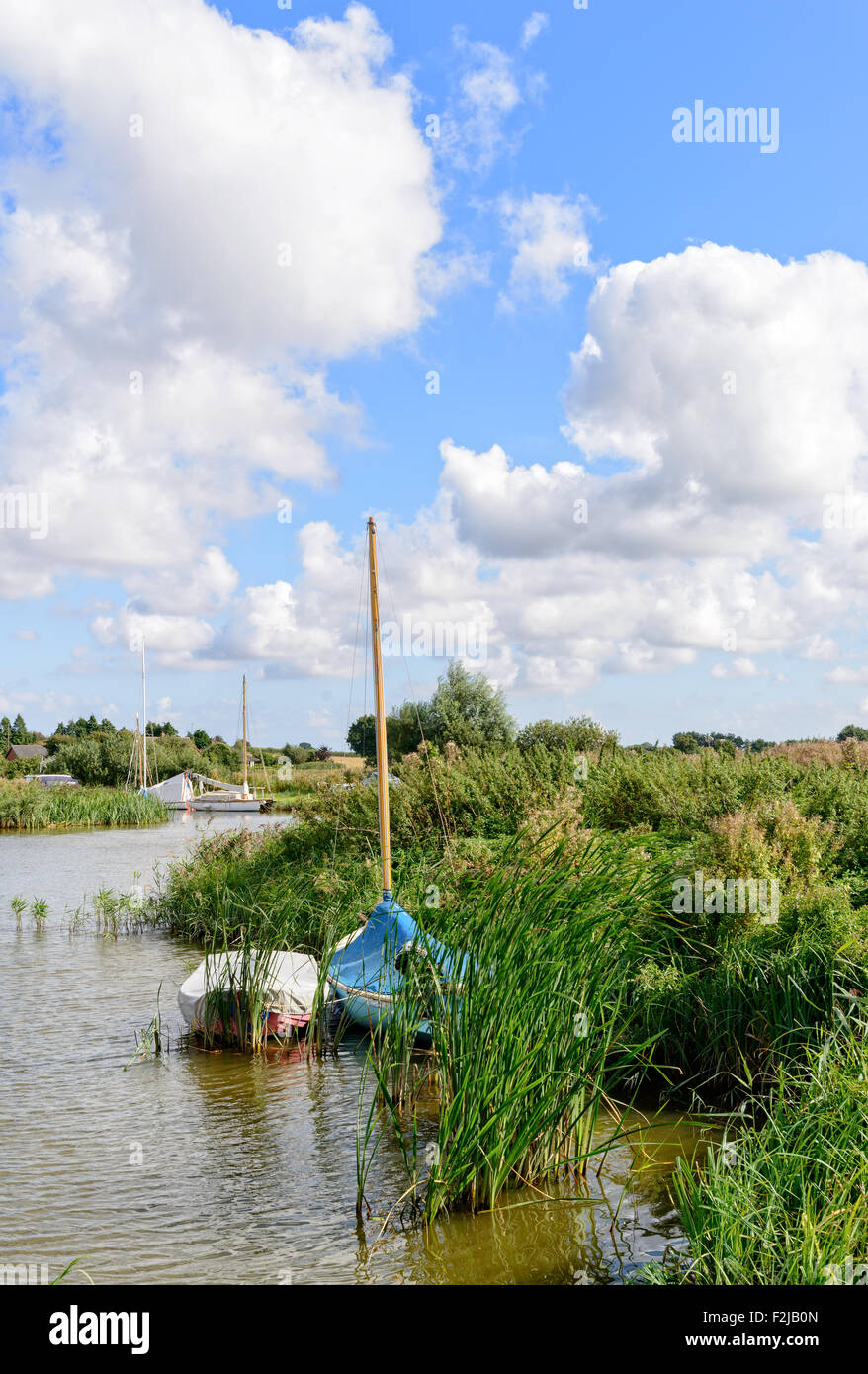 Norfolk broads boats hi-res stock photography and images - Alamy