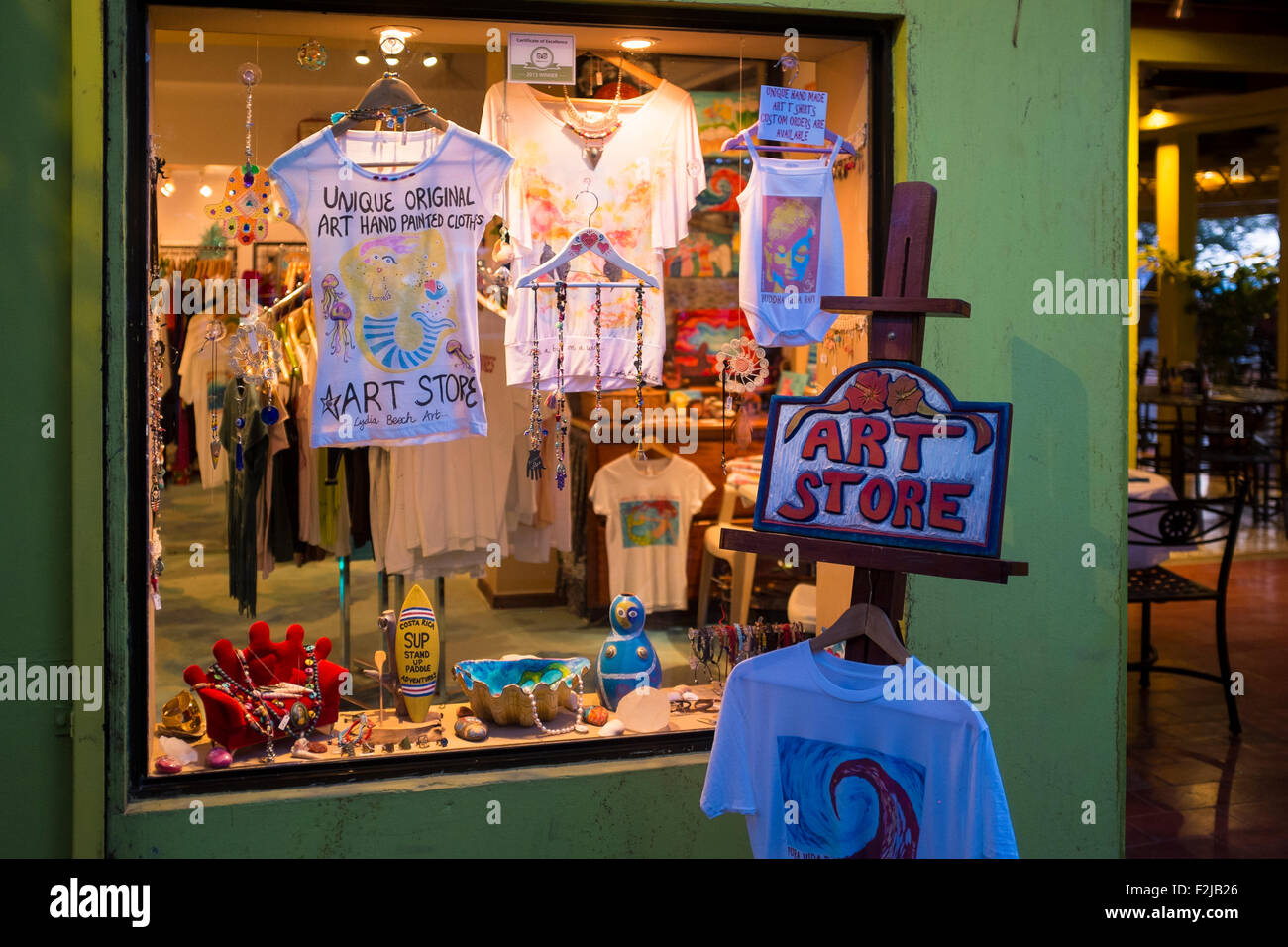 A funky original tee shirt and clothes shop in central Tamarindo, Costa ...