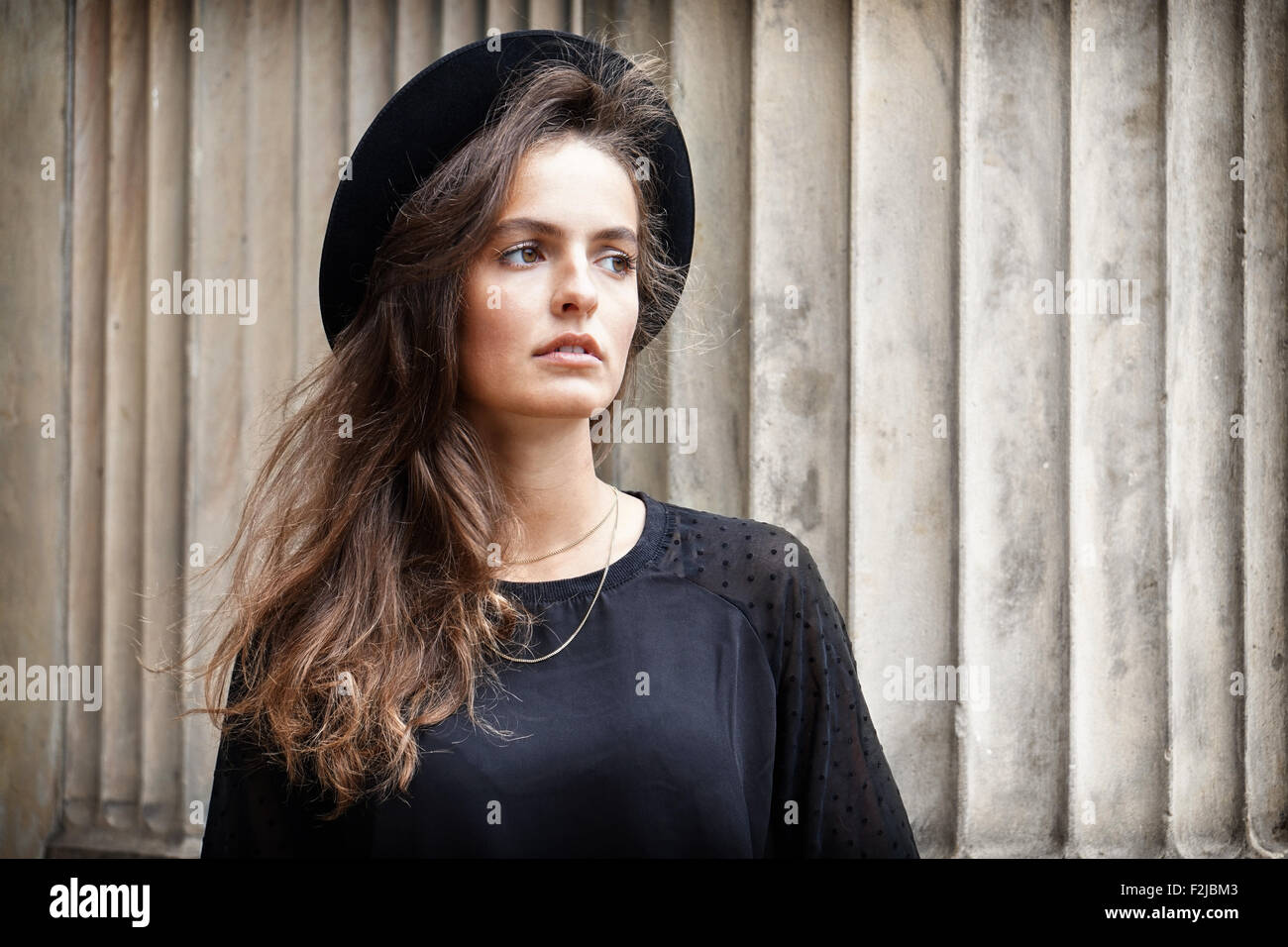 stylish young woman Stock Photo - Alamy