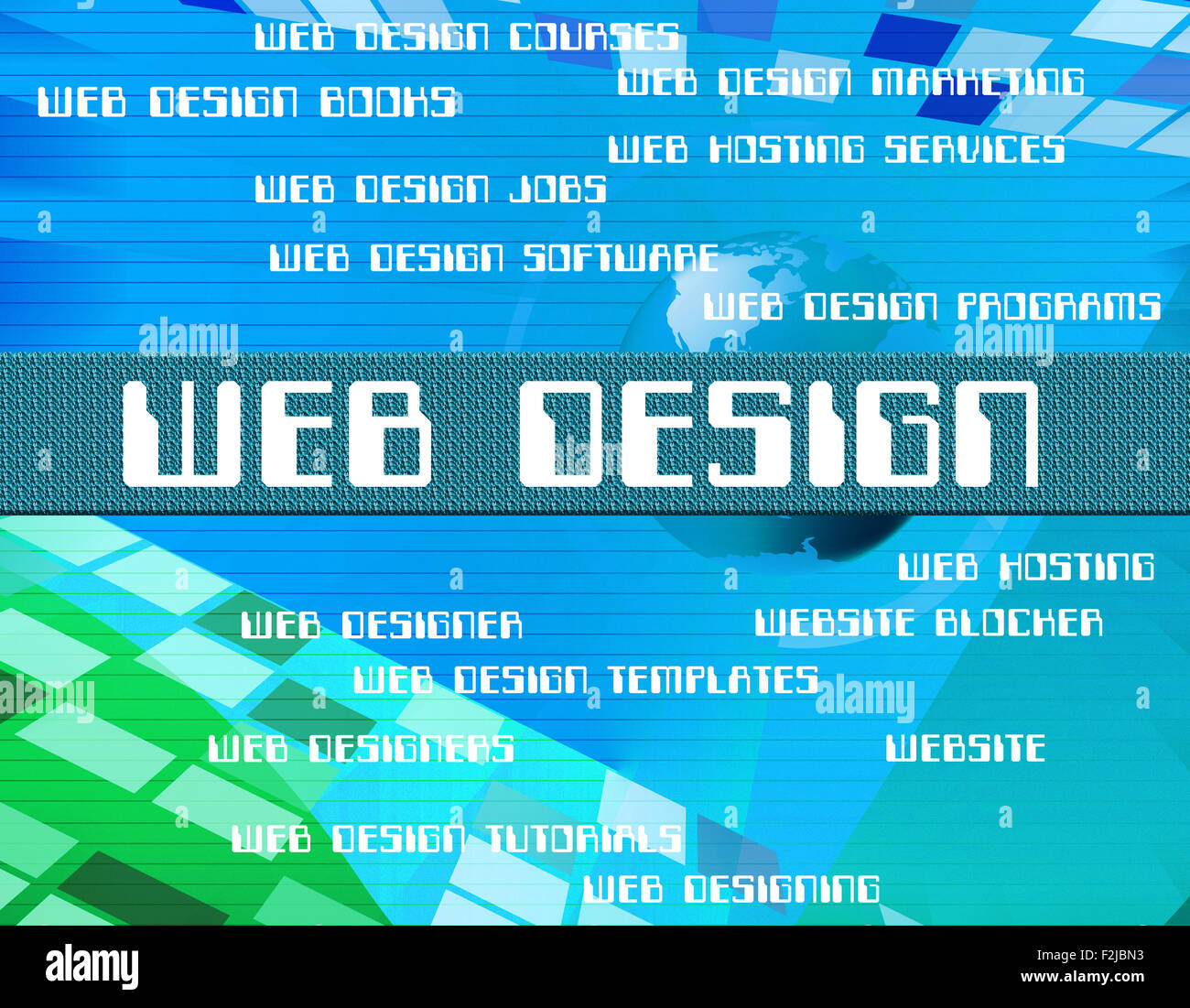 Web Design Indicating Internet Designing And Designs Stock Photo - Alamy