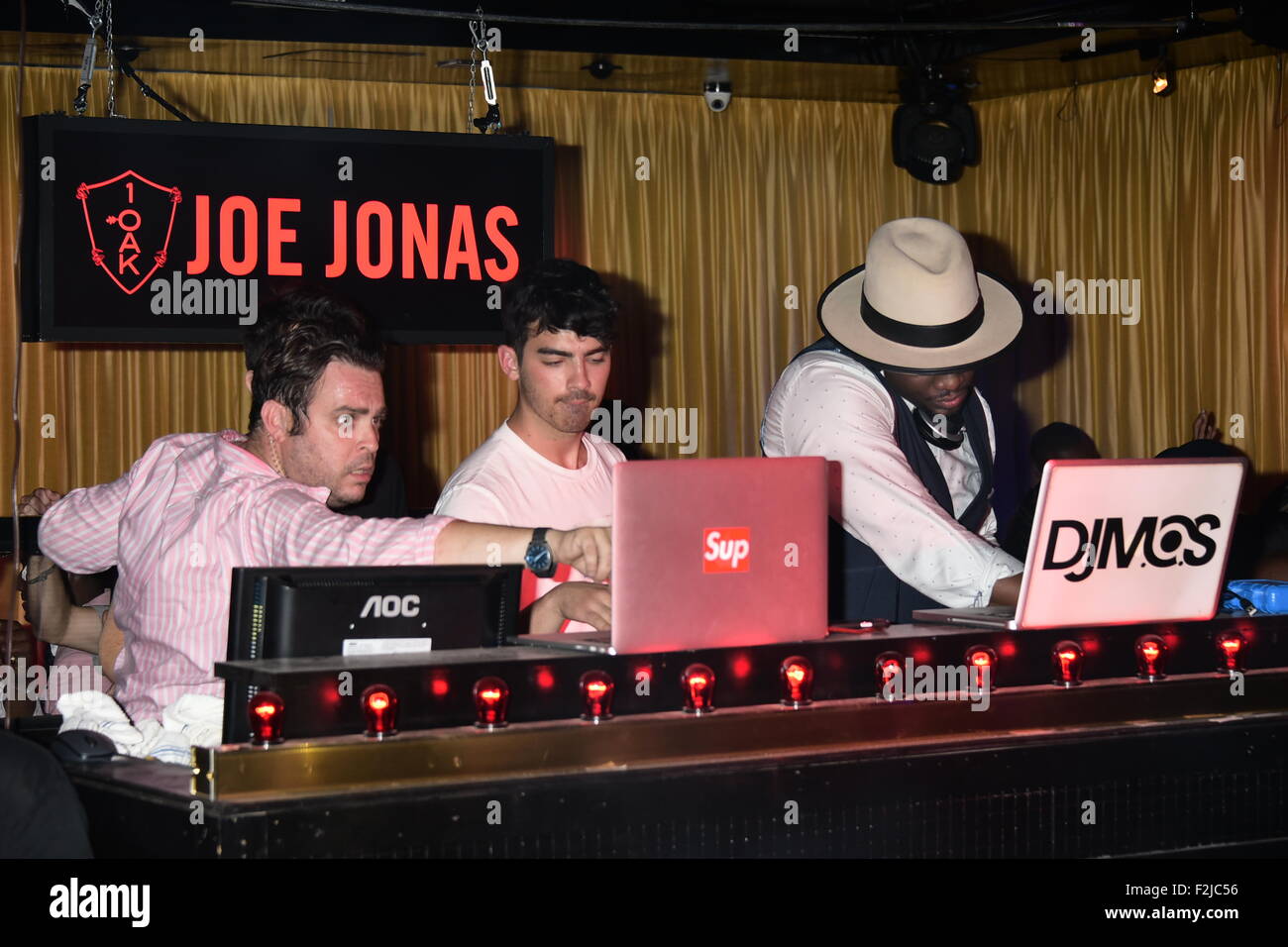 Joe Jonas, aka DJ Danger, DJing at 1AOK nightclub in the Hamptons ...