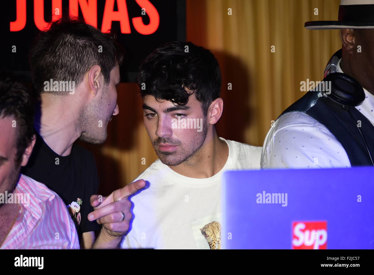 Joe Jonas, aka DJ Danger, DJing at 1AOK nightclub in the Hamptons ...