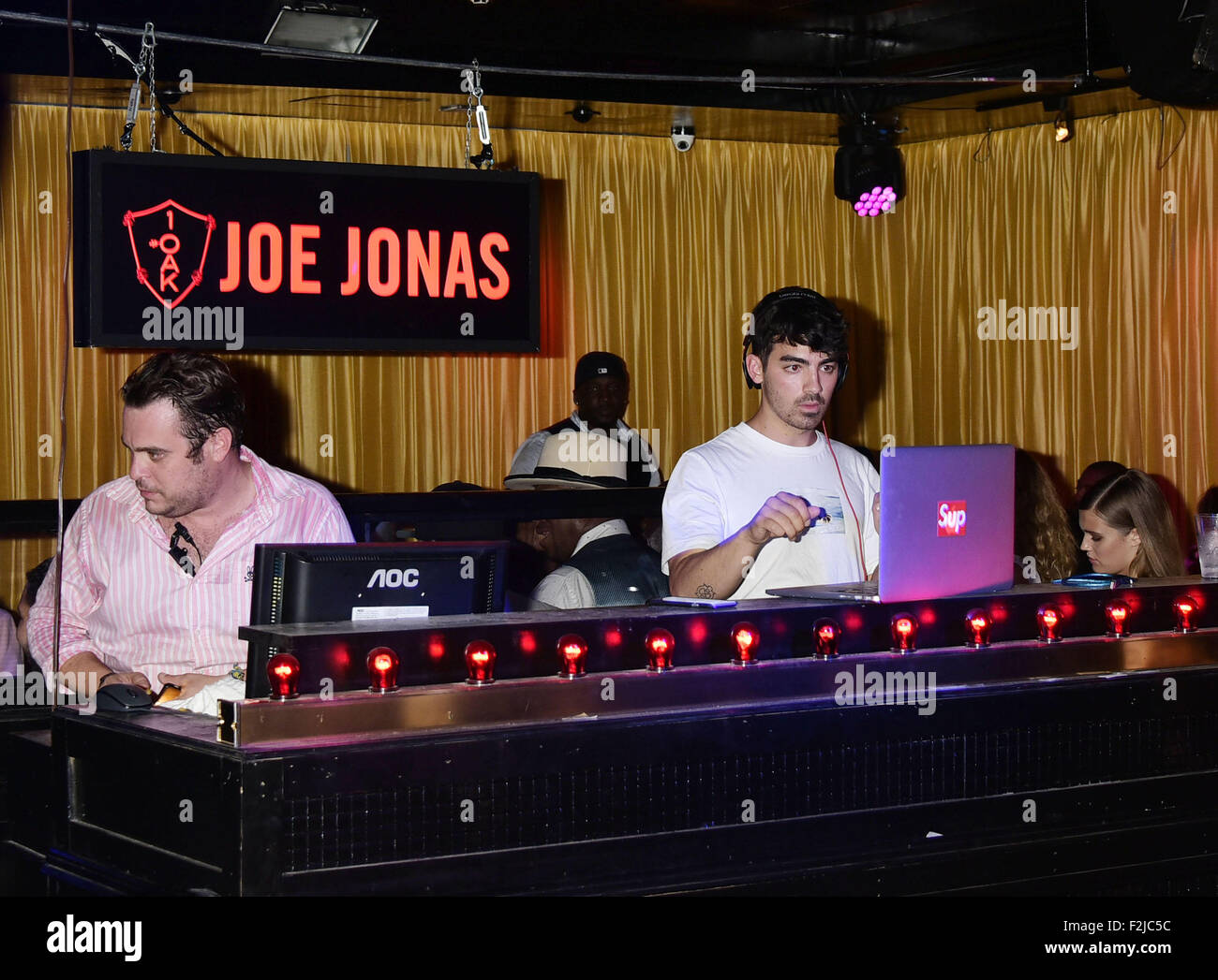 Joe Jonas, aka DJ Danger, DJing at 1AOK nightclub in the Hamptons ...