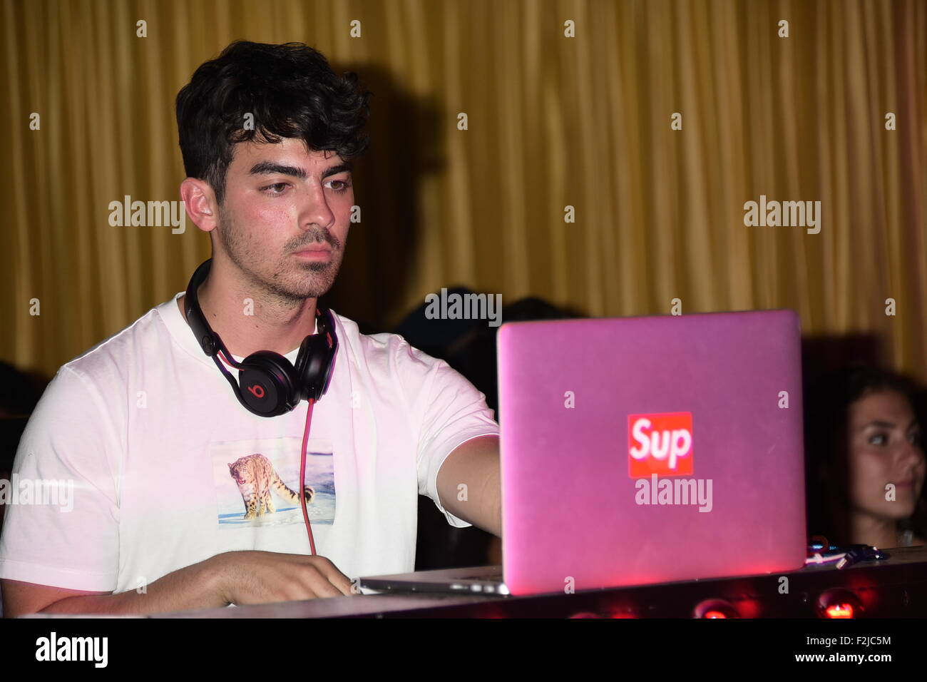 Joe Jonas, aka DJ Danger, DJing at 1AOK nightclub in the Hamptons ...
