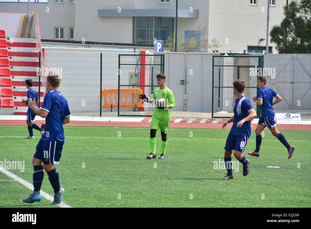 Gibraltar. 20th September, 2015. As part of the Gibraltar FA Grassroots ...