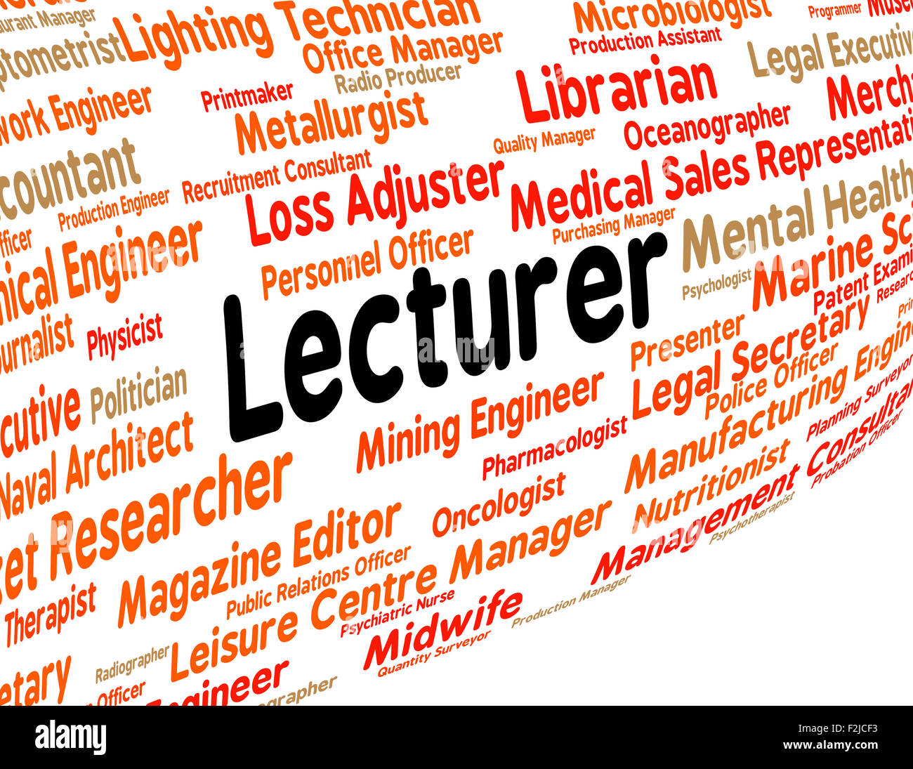 Lecturer lecturers hi-res stock photography and images - Alamy