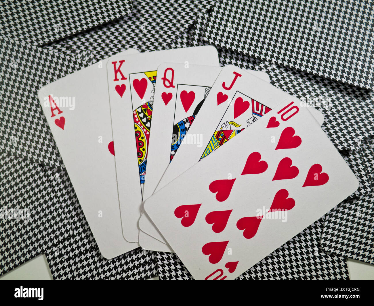 Royal flush royal straight flush hi-res stock photography and images ...