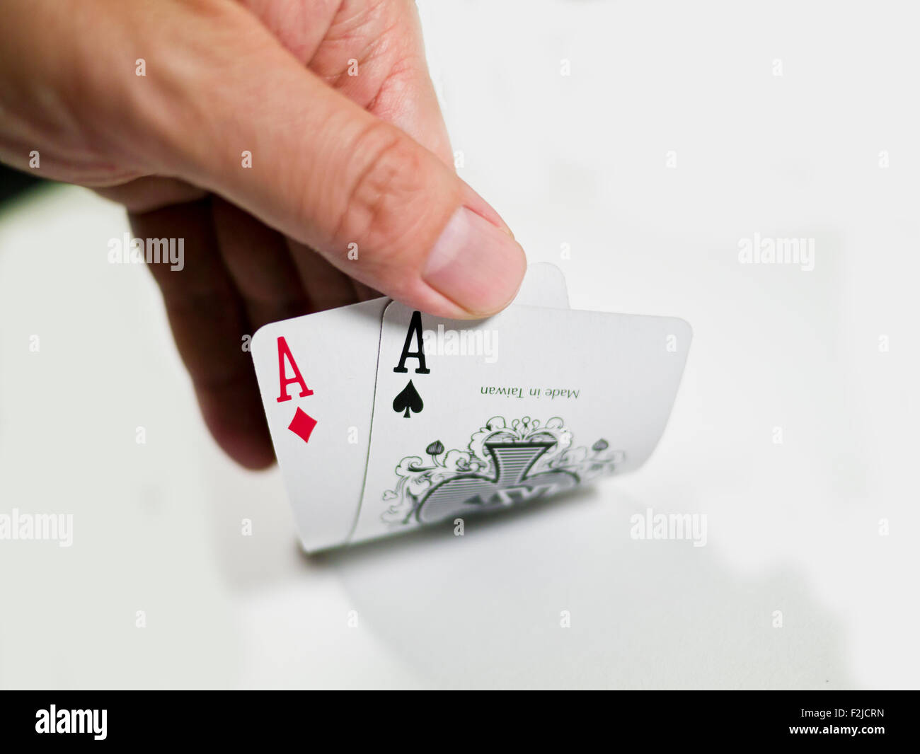 Poker hands set hi-res stock photography and images - Alamy