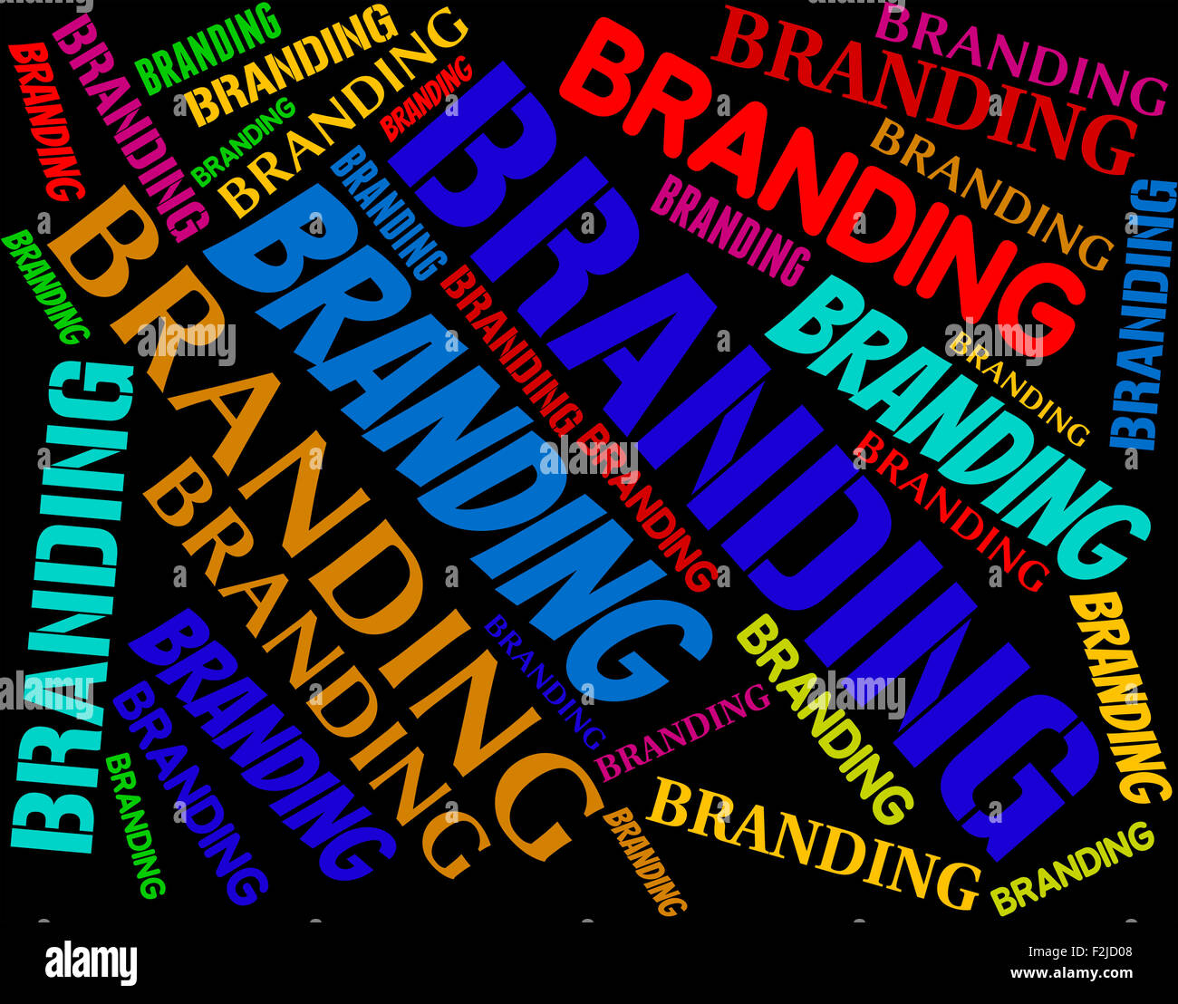Branding Word Representing Company Identity And Branded Stock Photo - Alamy