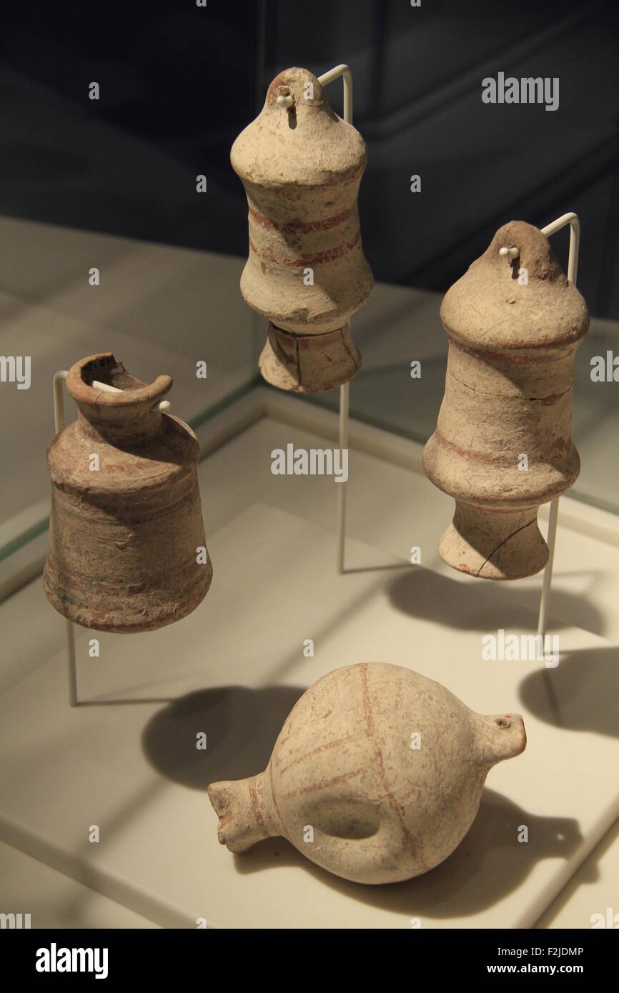 Attributes of Gods associated with fertility from Tel Zafit, site of ...