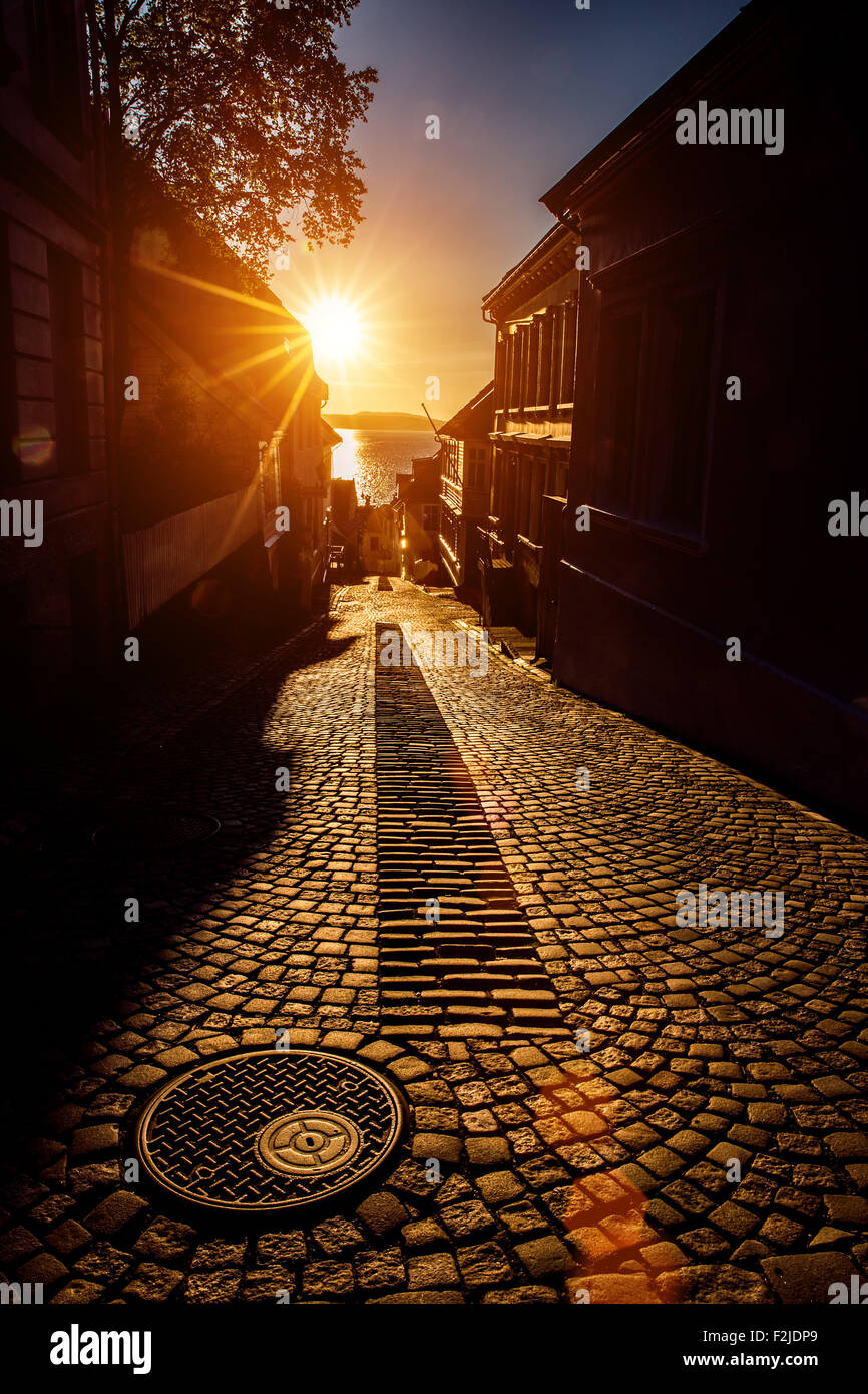 Bergen sunset norway hi-res stock photography and images - Alamy
