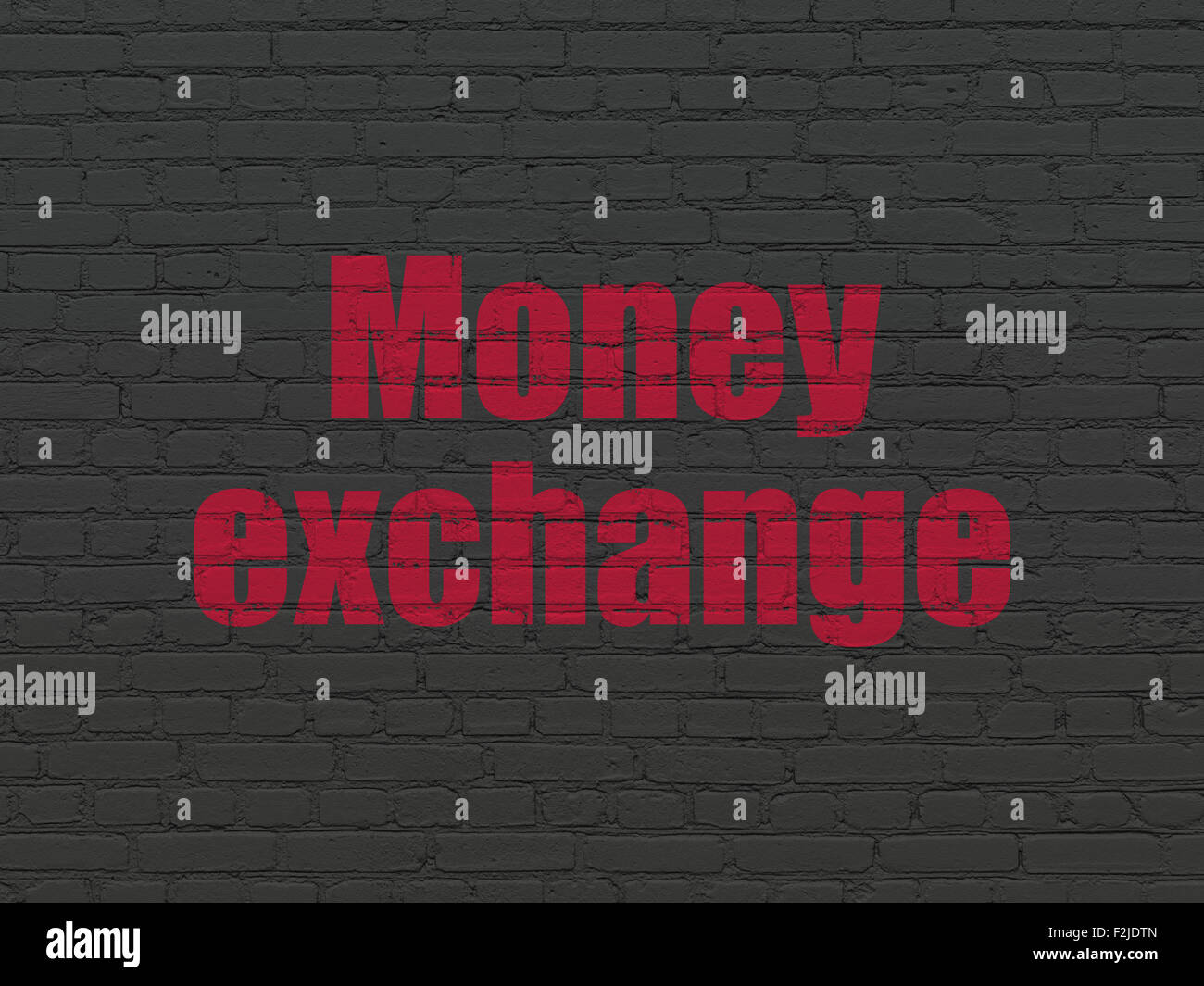 Currency concept: Money Exchange on wall background Stock Photo - Alamy