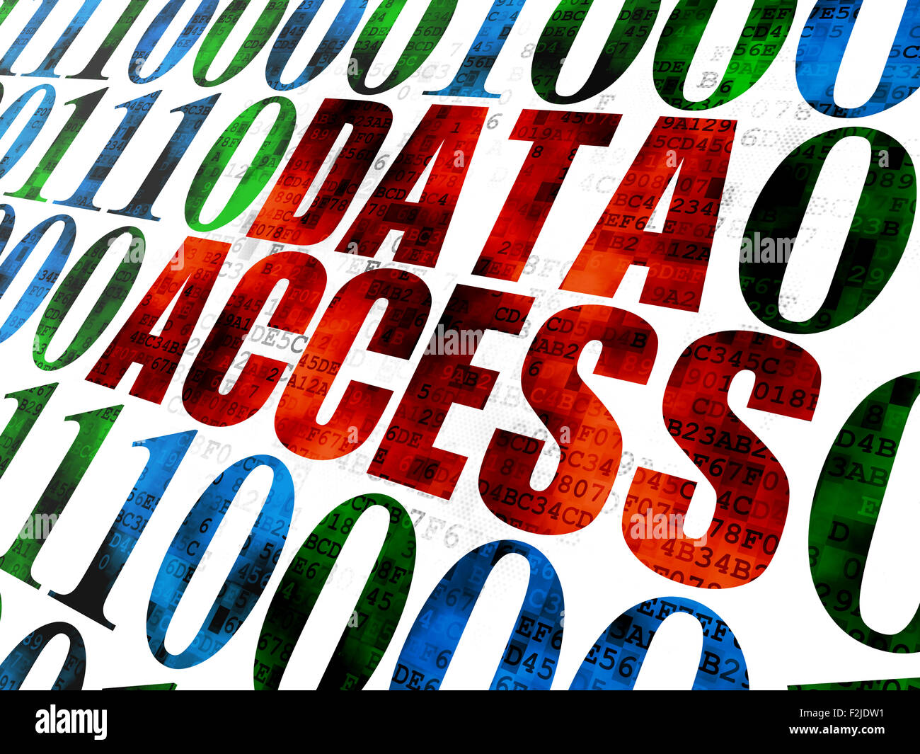 Data concept: Data Access on Digital background Stock Photo - Alamy