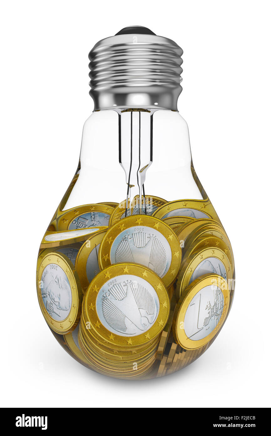 Money inside bulb hi-res stock photography and images - Alamy