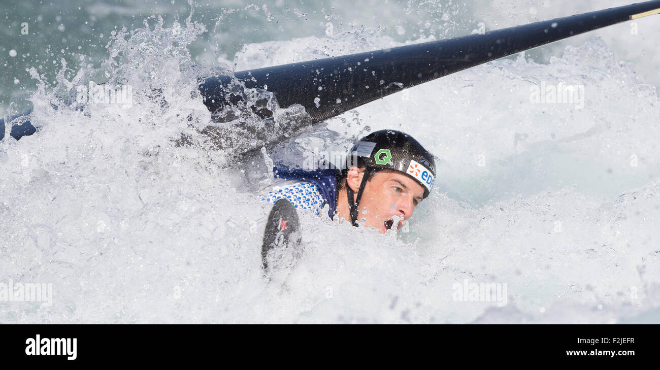 Lee Valley, London, UK. 20th Sep, 2015. ICF Canoe Slalom World ...