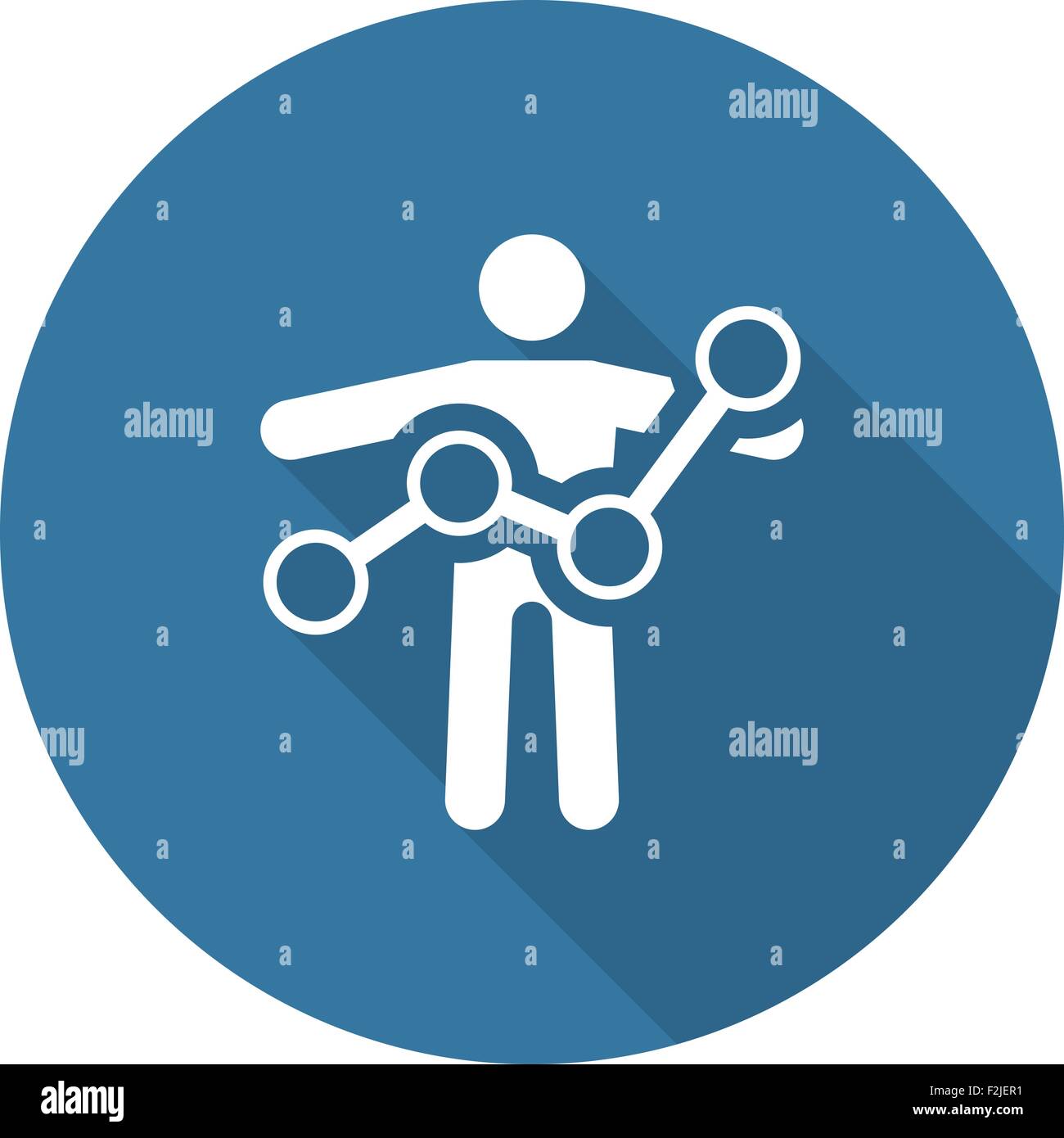 Business Progress Icon. Flat Design Stock Vector Image & Art - Alamy