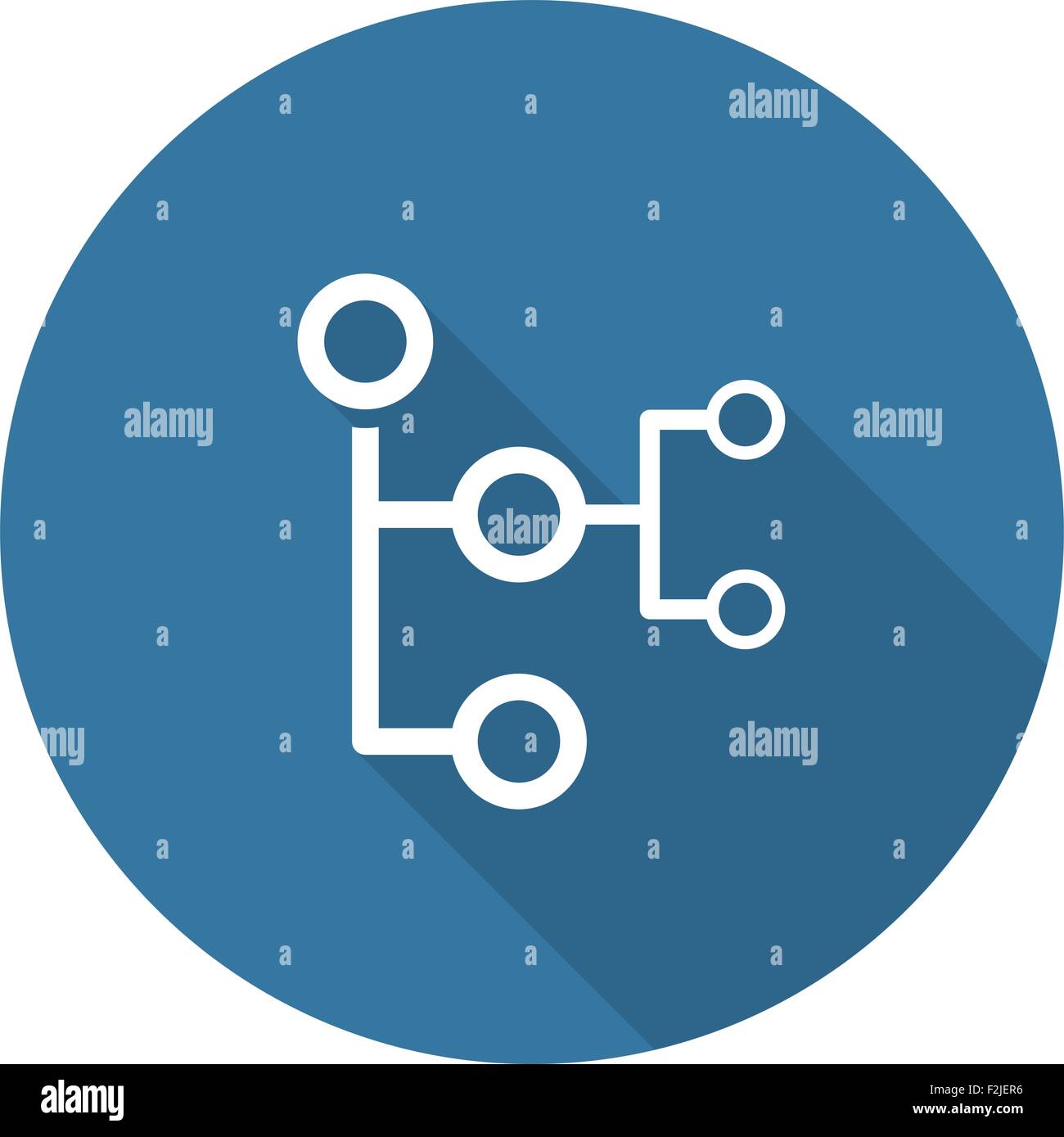 Mind Map Icon. Business Concept. Flat Design Stock Vector Image & Art ...