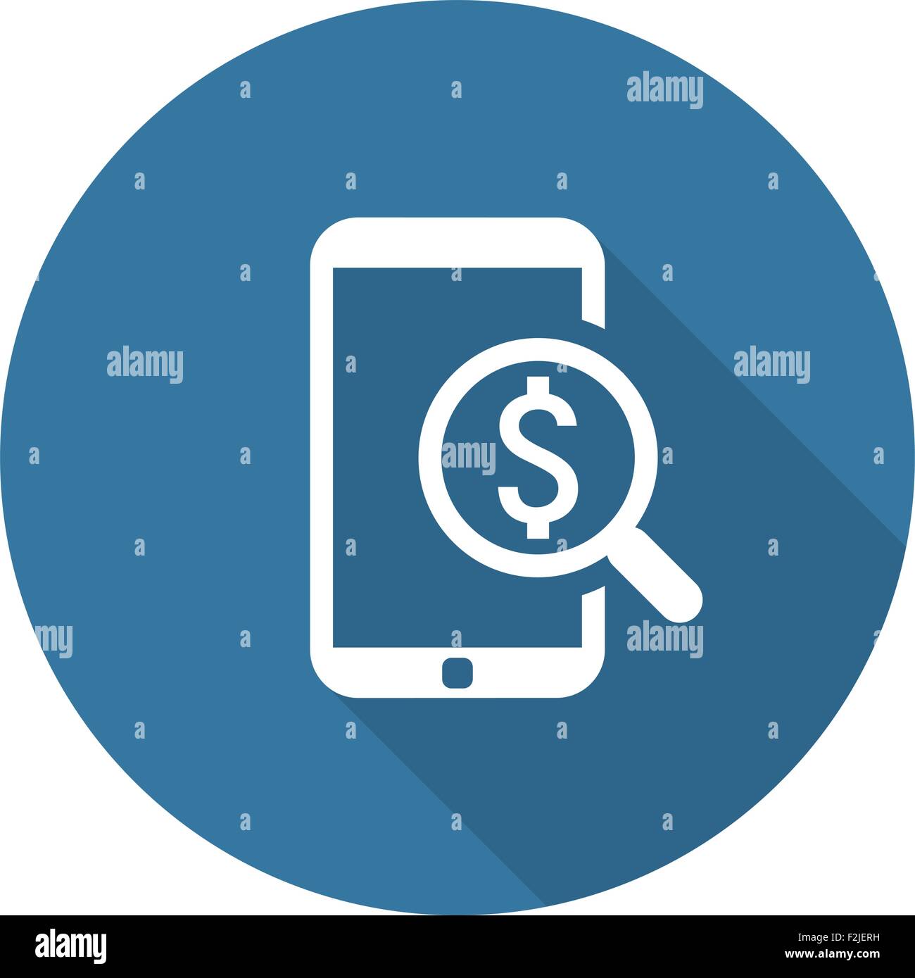 M-Commerce Icon. Business Concept. Flat Design Stock Vector Image & Art ...