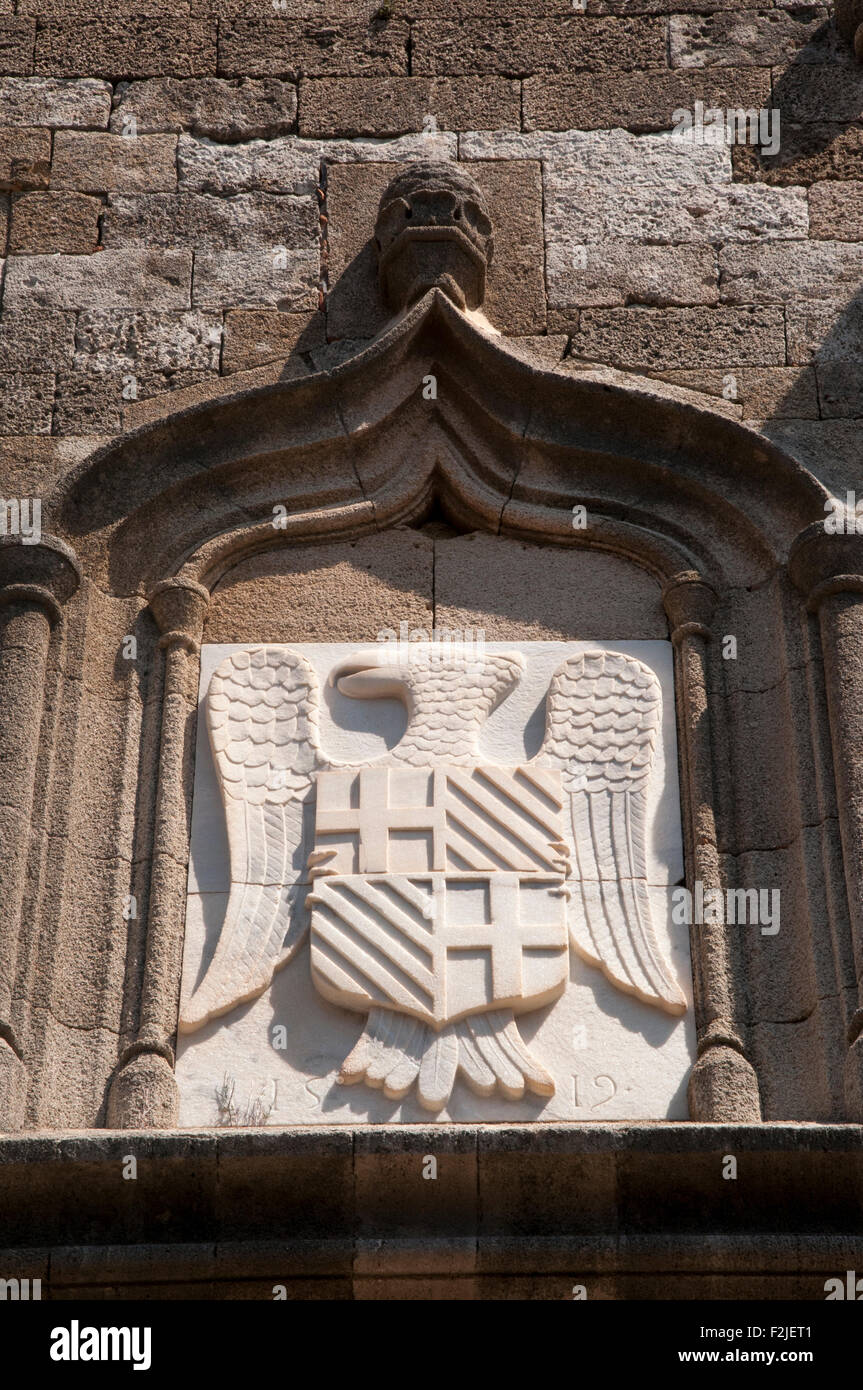 Code of arms at the Island of the Knights Rhodes, where the Knights of ...