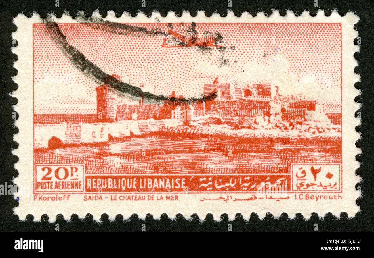 Postage stamp lebanon hi-res stock photography and images - Alamy
