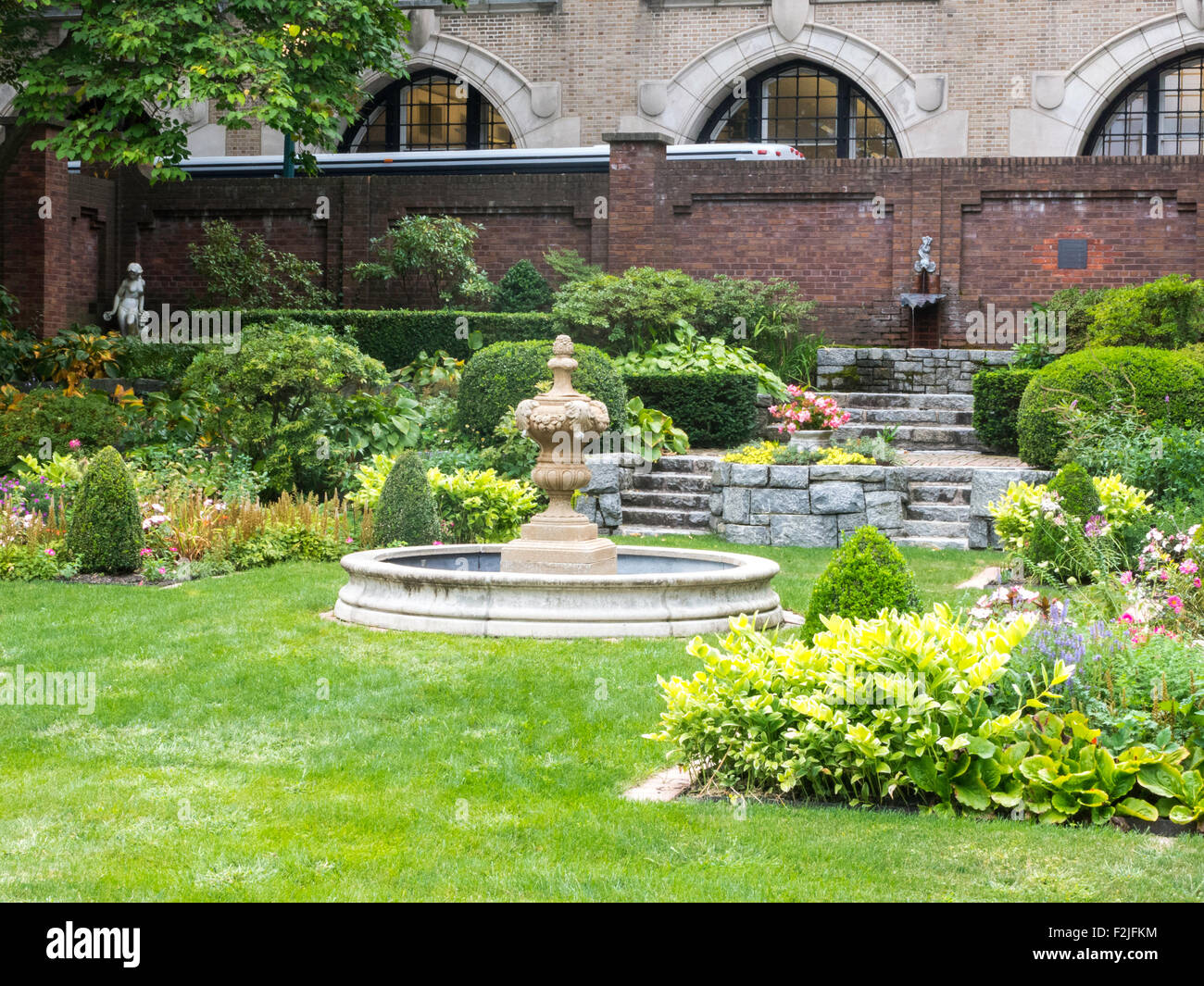 The Gardens behind Quarters 100 at the United States Military Academy ...