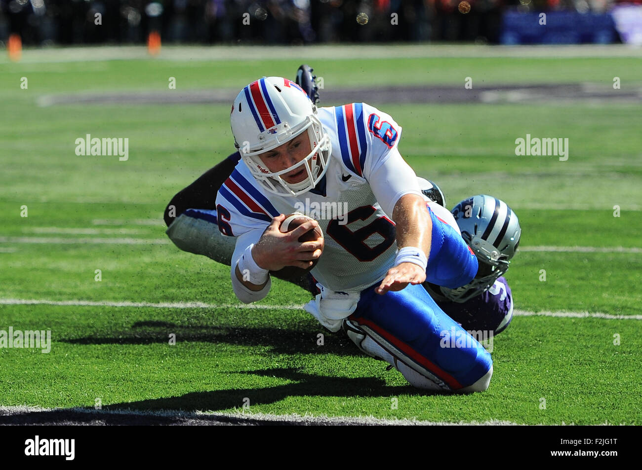 Manhattan, Kansas, USA. 19th Sep, 2015. Louisiana Tech Bulldogs ...