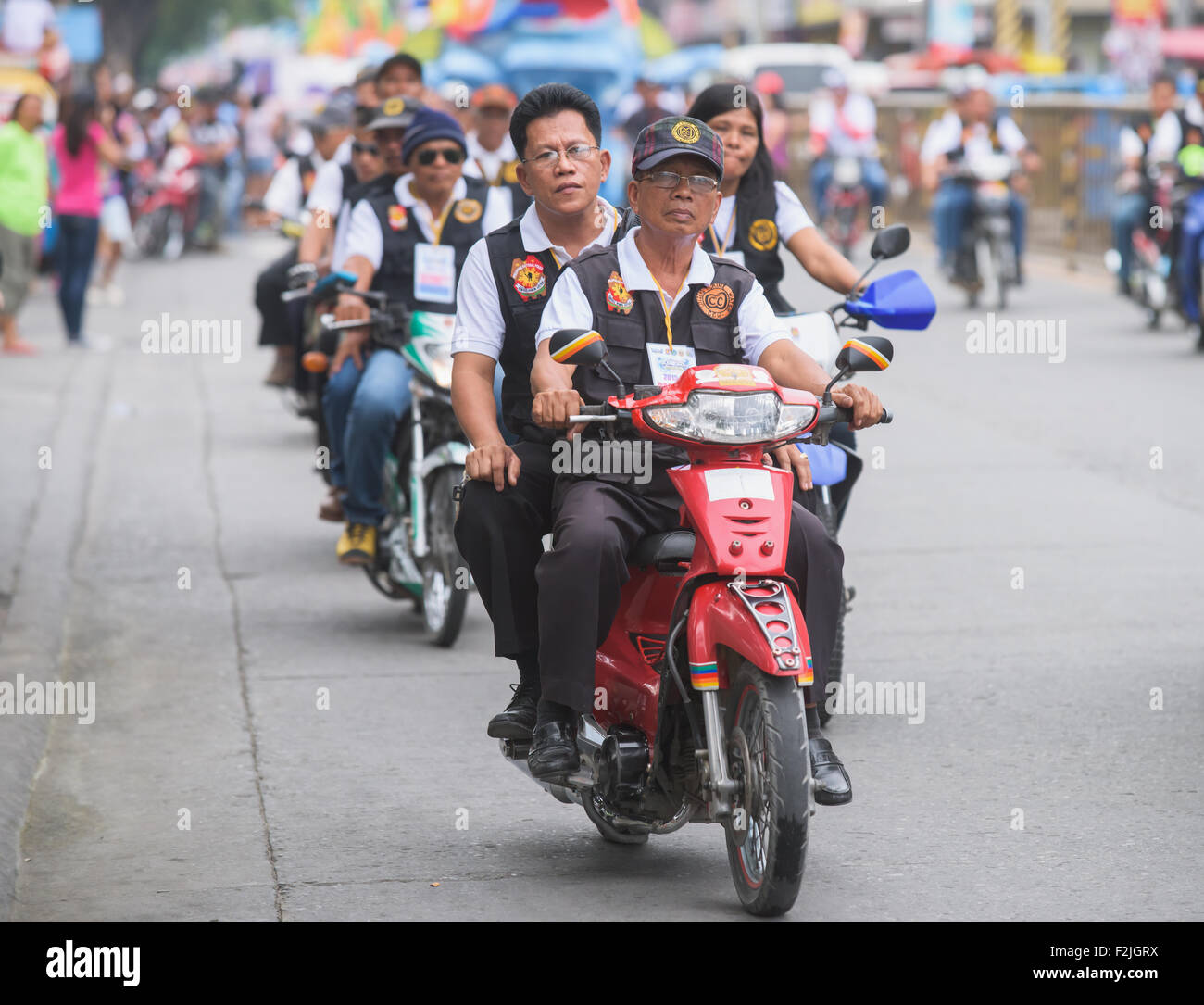 Members of Citizens Crime Watch, a community based crime preventing ...