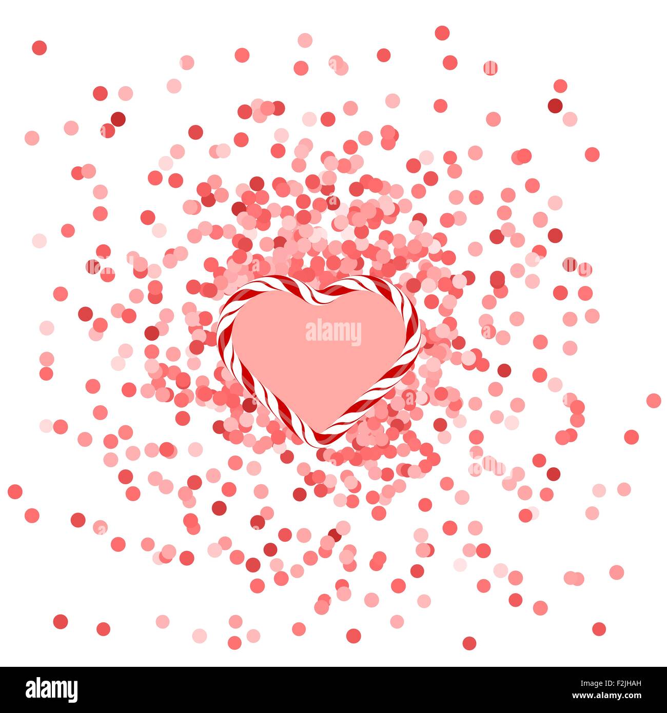 Pink Falling Confetti Stock Vector Image & Art - Alamy