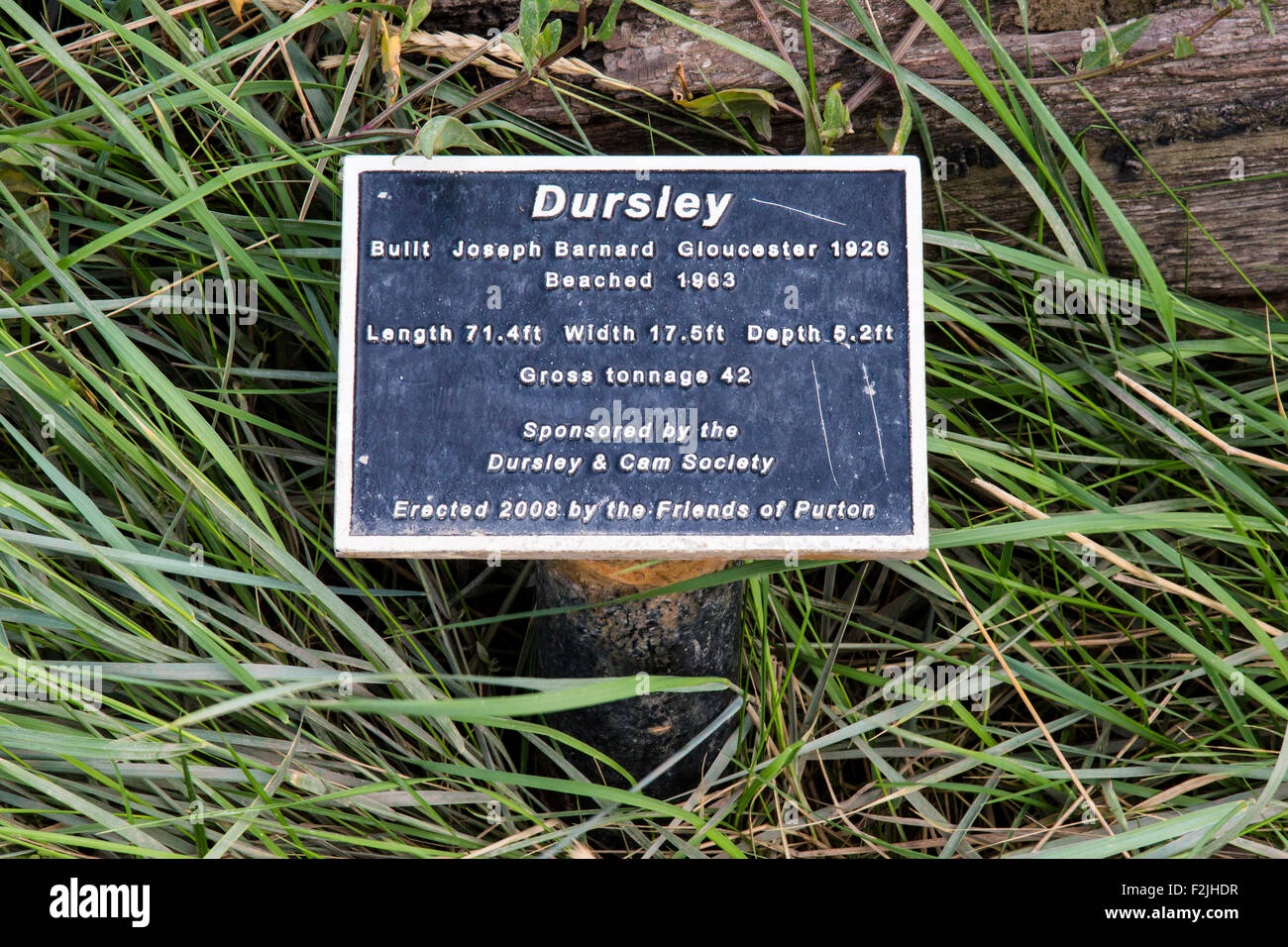 Abandoned boats at Purton ship graveyard on the bank of the river ...