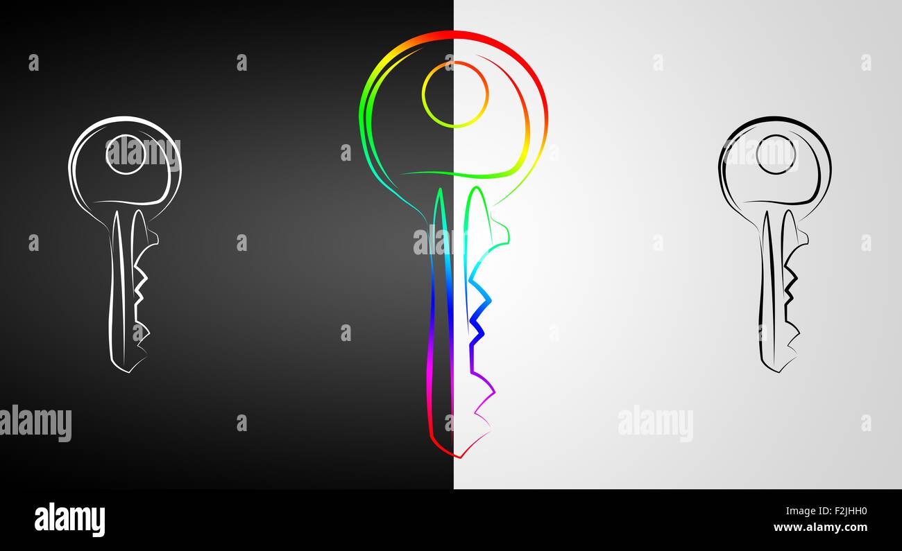 key icon illustration Stock Photo - Alamy