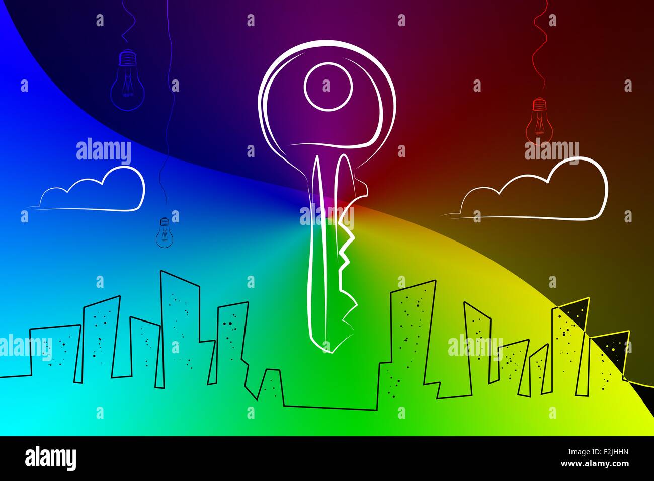key icon illustration Stock Photo - Alamy