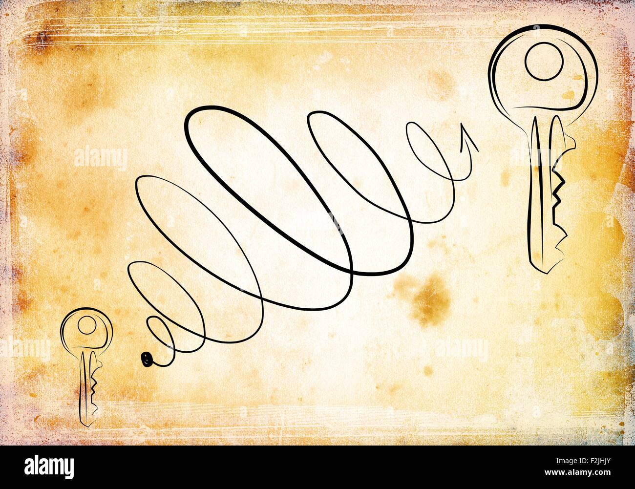 key icon illustration Stock Photo - Alamy